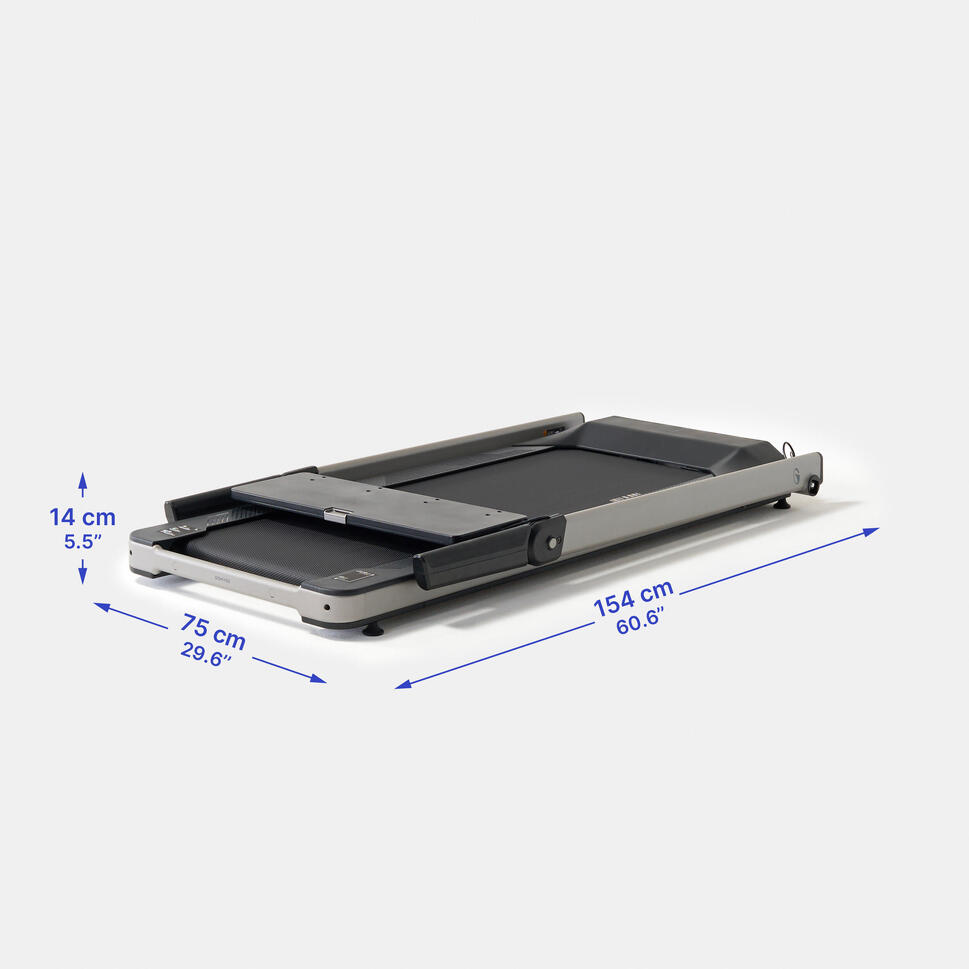 Folding Treadmill 14 km/h COMPACT RUN100, with Decathlon Warranty ...