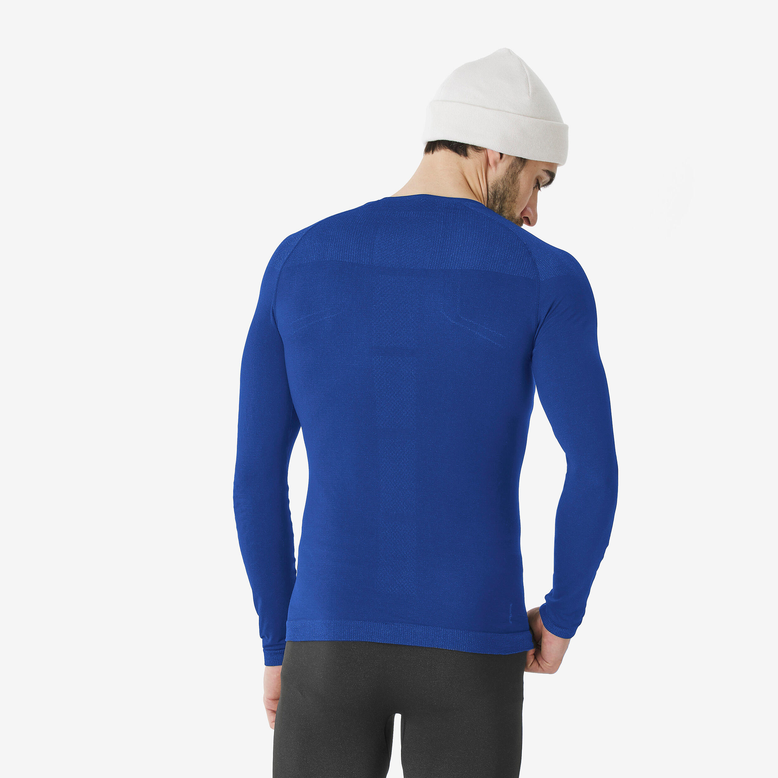 Men’s Warm, Breathable Seamless Ski Base Layer BL 500 - Blue | Decathlon