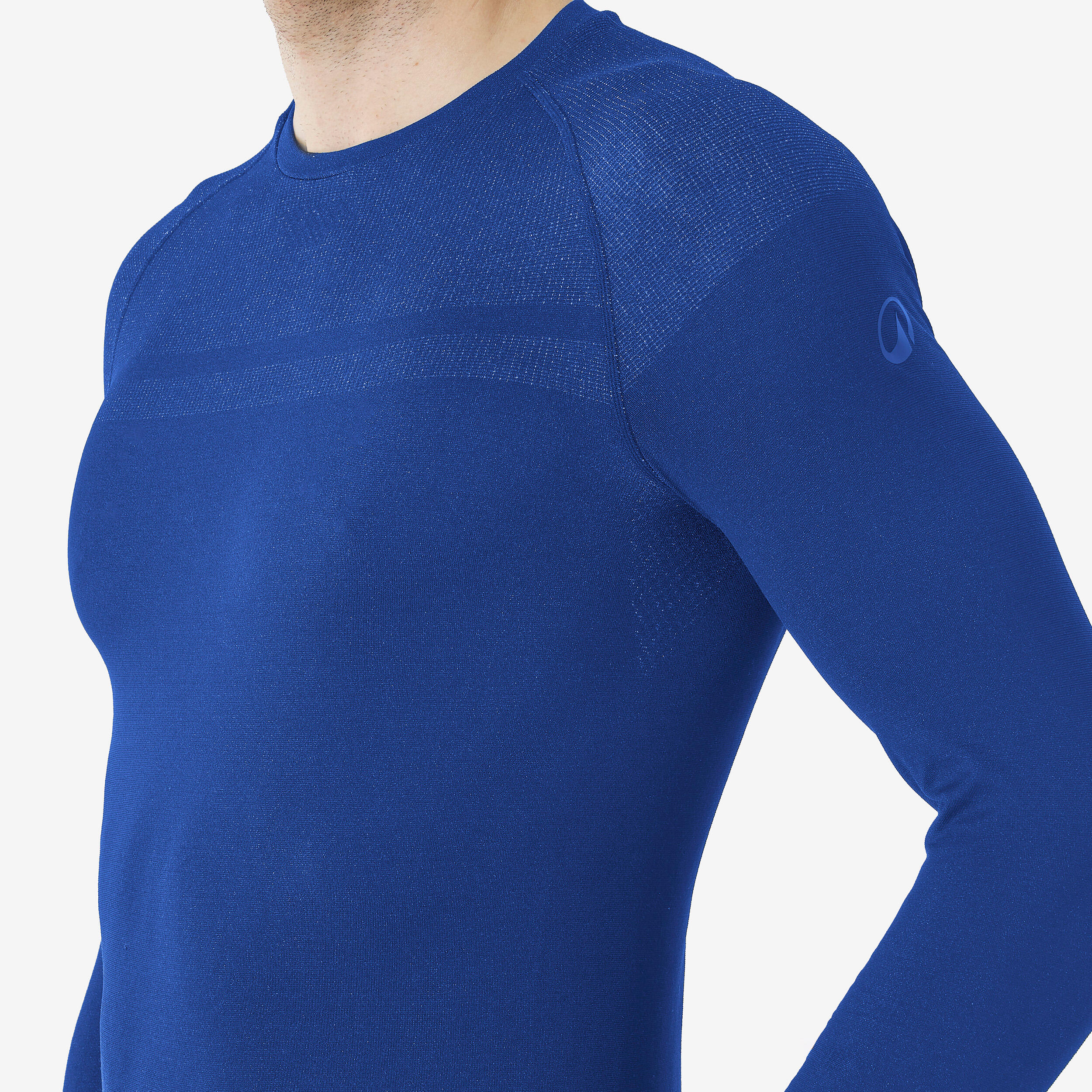 Men’s Warm, Breathable Seamless Ski Base Layer BL 500 - Blue - Decathlon
