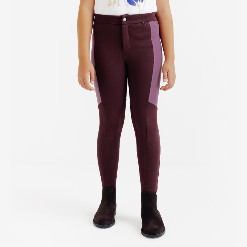 Pantalon équitation enfant MAGIC - print bleu FOUGANZA | Decathlon
