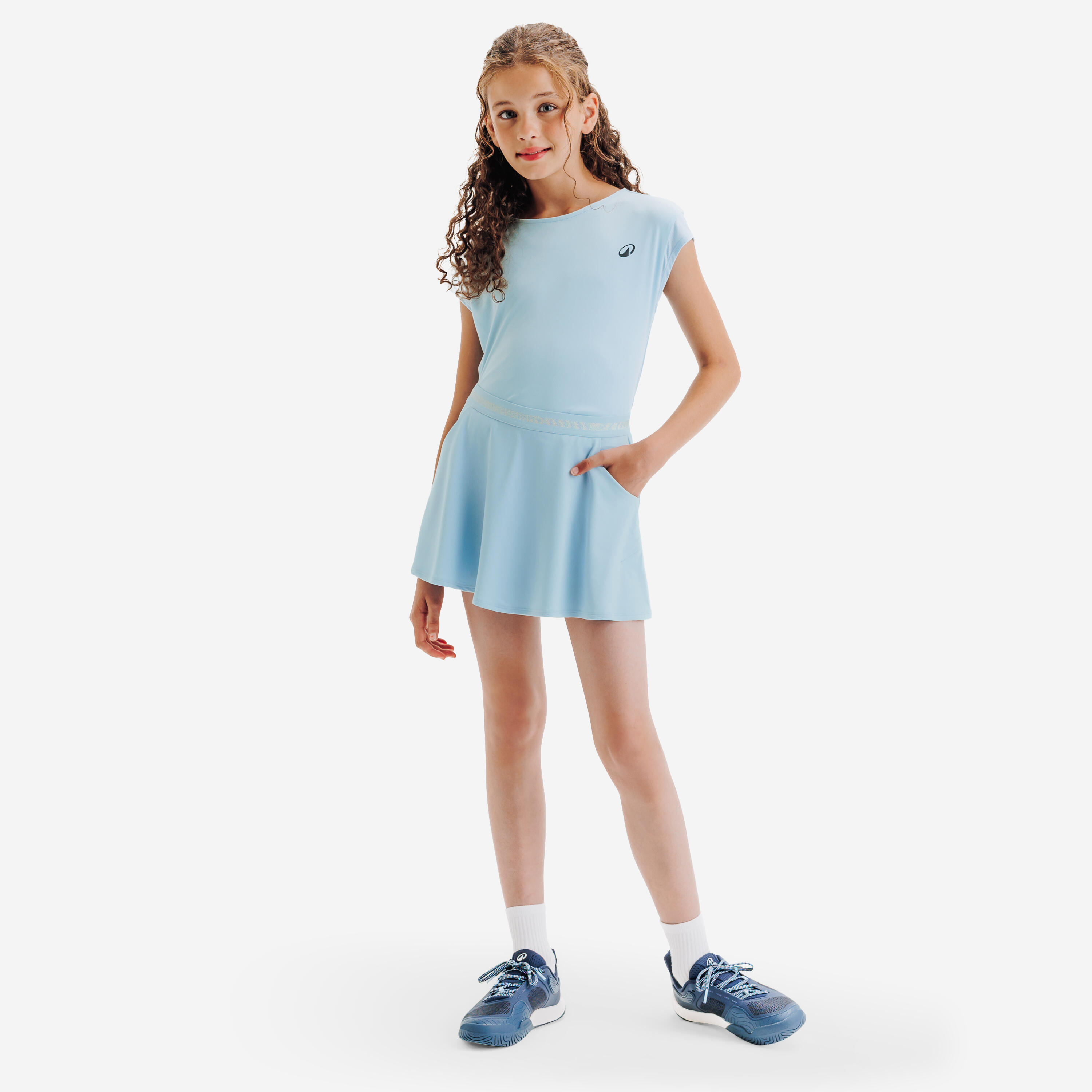 Segunda vida - Falda de tenis niña - TSK DRY M azul claro | Decathlon