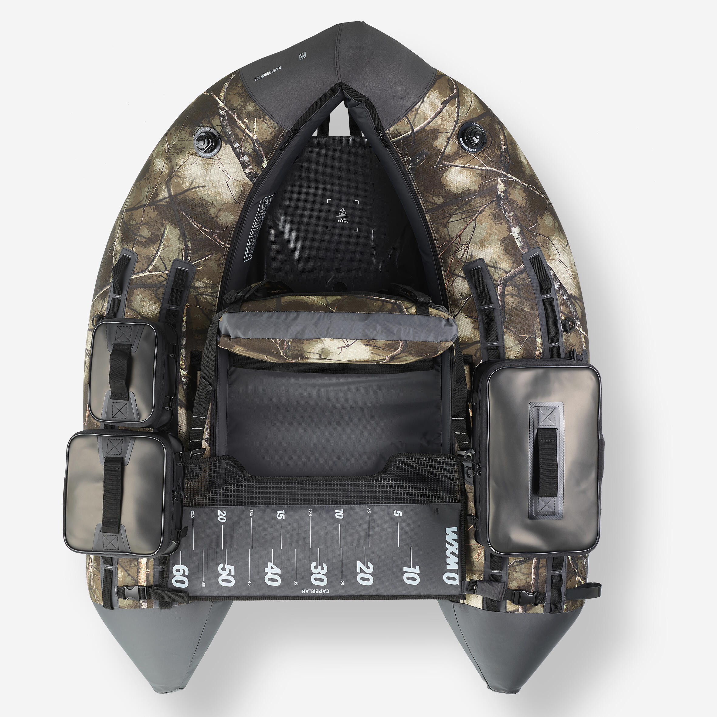 Float tube for predator fishing FLTB 5 V2 Motorisable Limited edition Camouflage - Decathlon