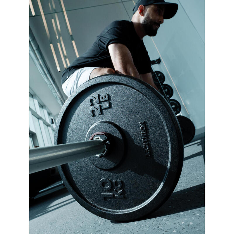 CORENGTH - Disc fontă parțial reciclată Bodybuilding 10 kg 28 mm ...