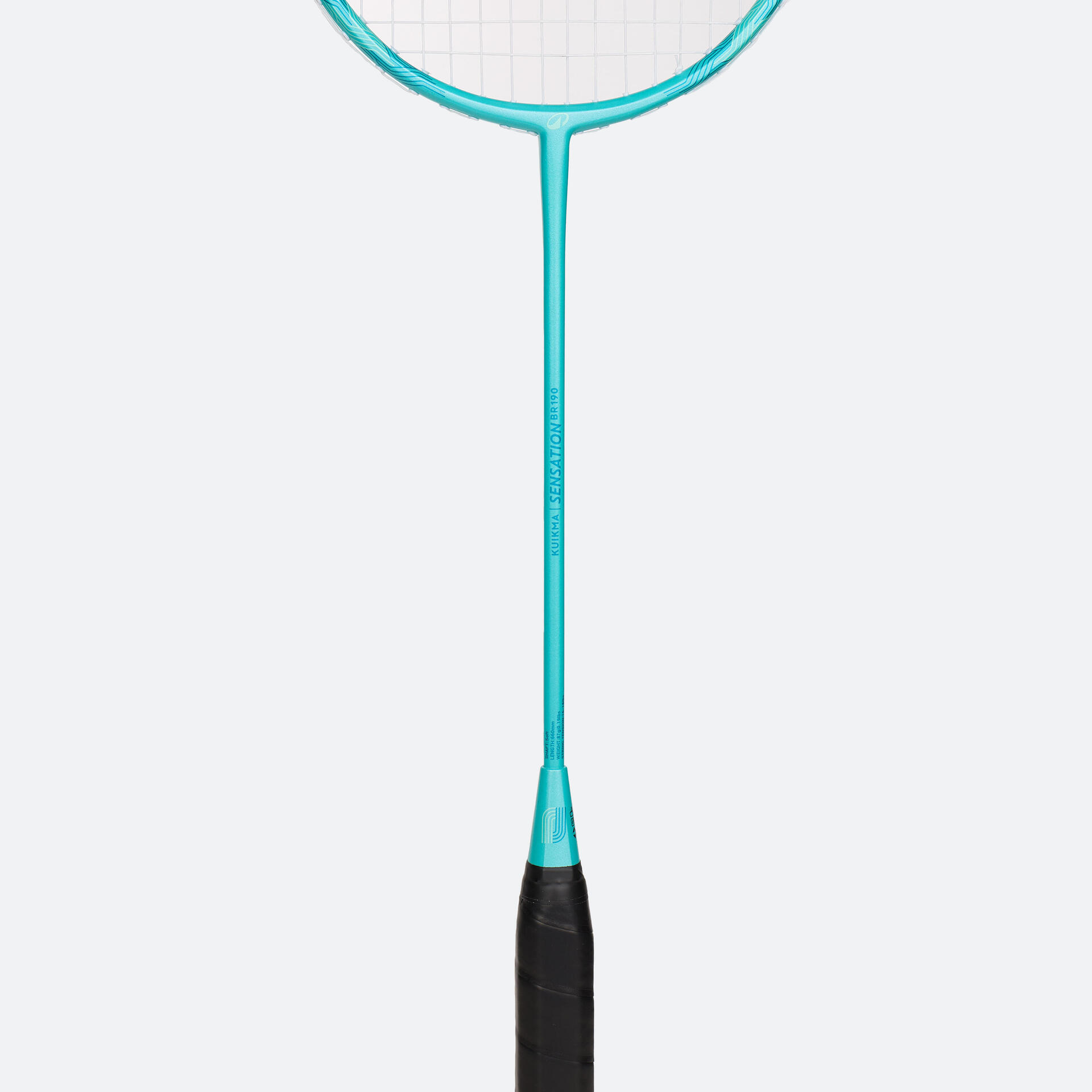 ADULT BADMINTON RACKET BR 190 SET PARTNER TURQUOISE BLUE