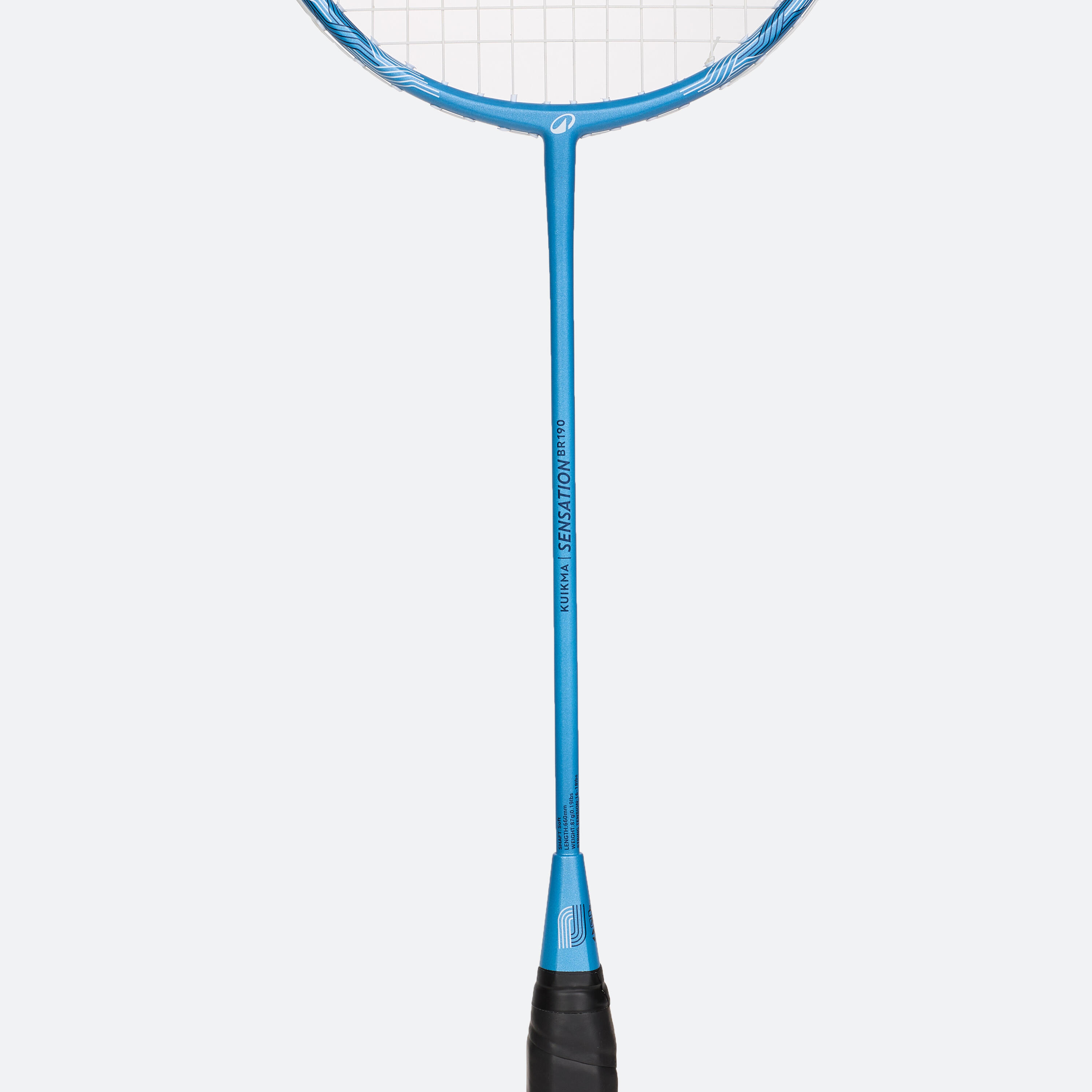 ADULT BADMINTON RACKET BR 190 SET PARTNER BLUE LIME - Decathlon
