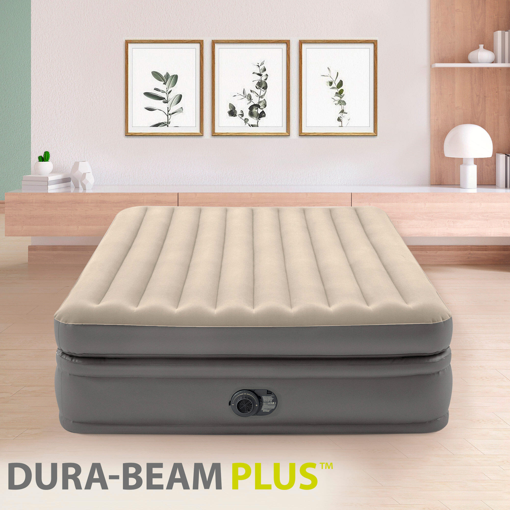 Colchón hinchable doble Talla L INTEX Dura-Beam Prime Comfort Elevated ...