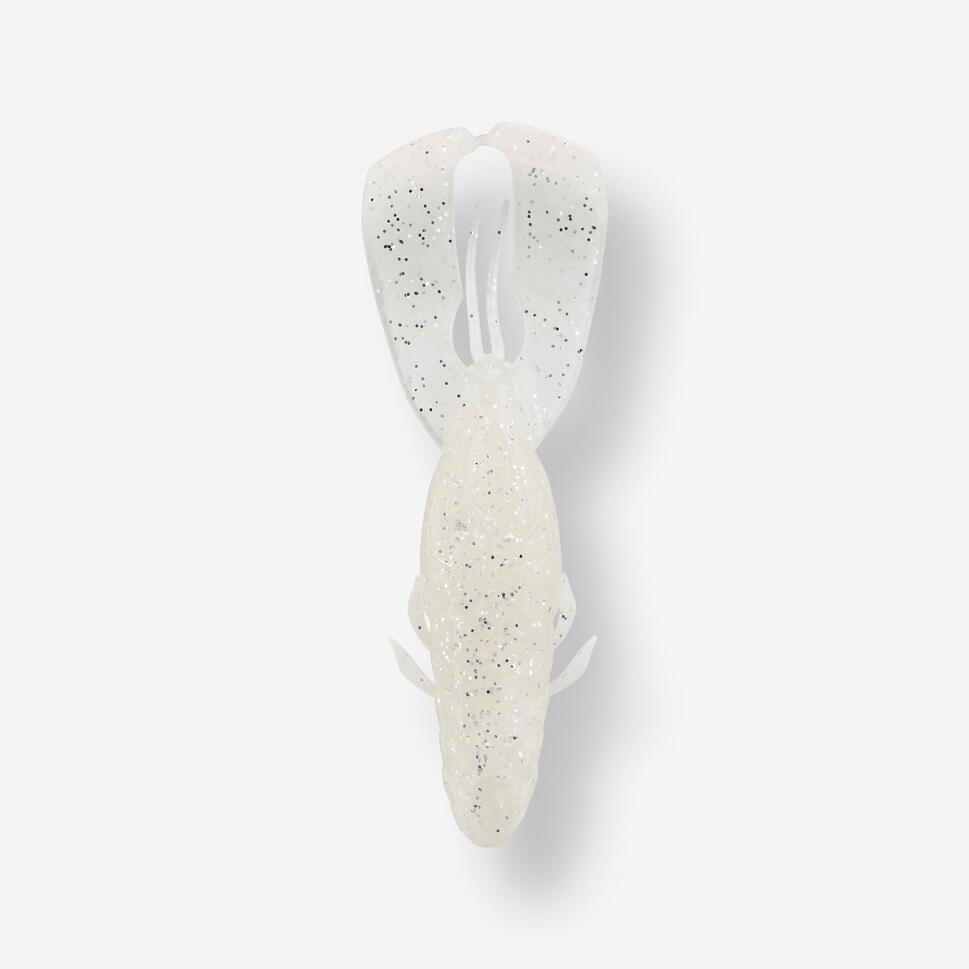 Leurre souple pêche avec attractant YUBARI PCRW 3,5" GREEN BROWN ...