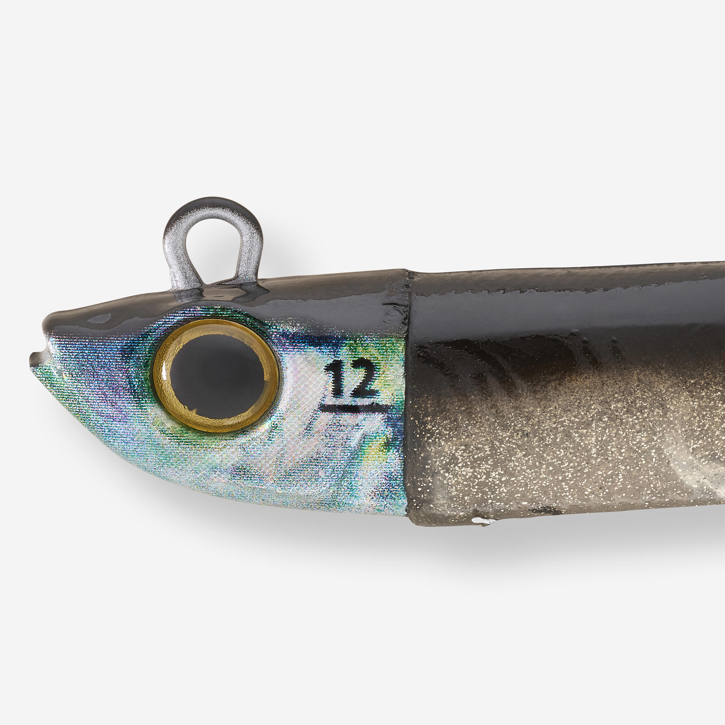 Mīkstais māneklis makšķerēšanai jūrā “Ancho Combo 90”, 12 g, melnbalts ...