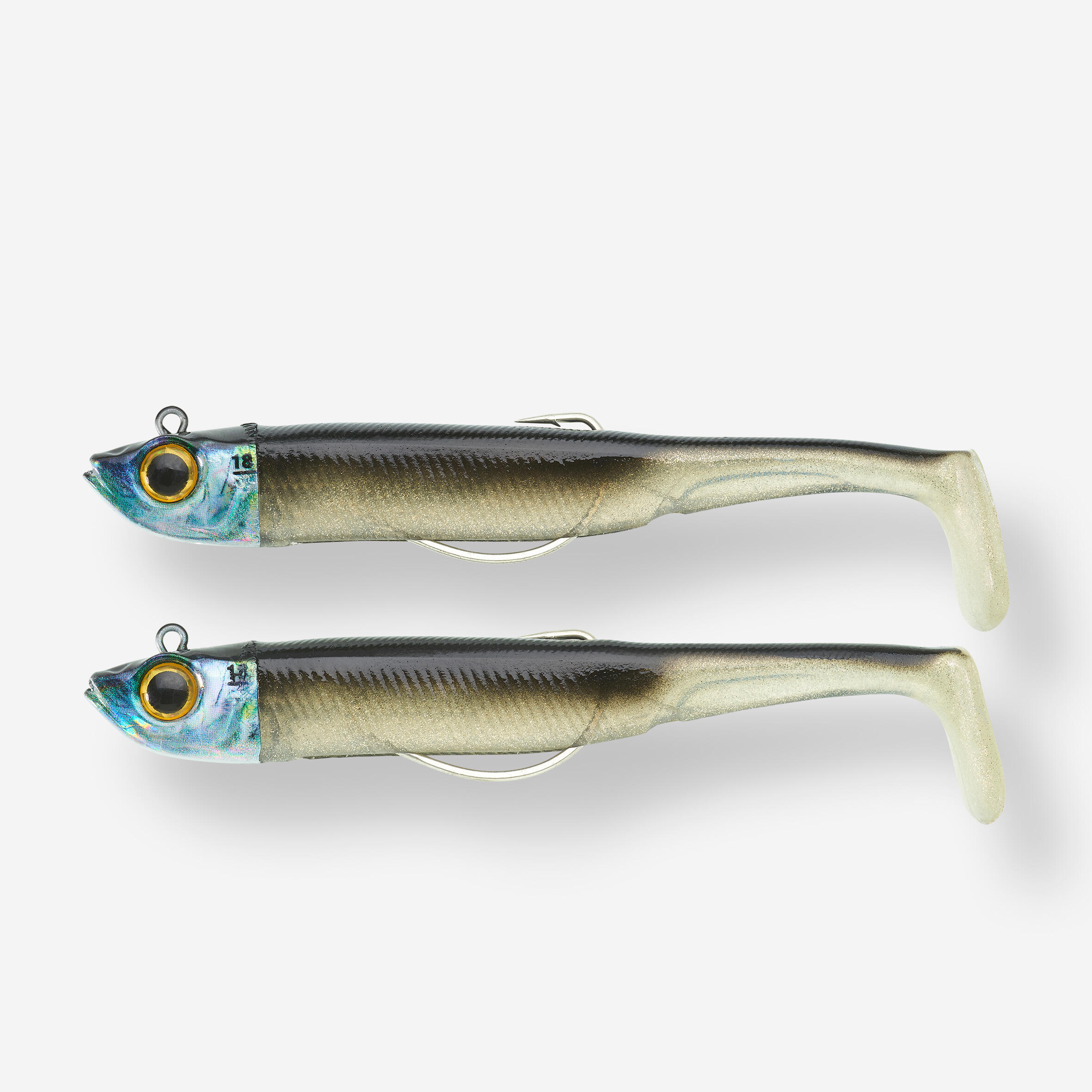 Gummifische-Set Texan Ancho 120 18 g Schwarzrücken 2 Stk. - Decathlon