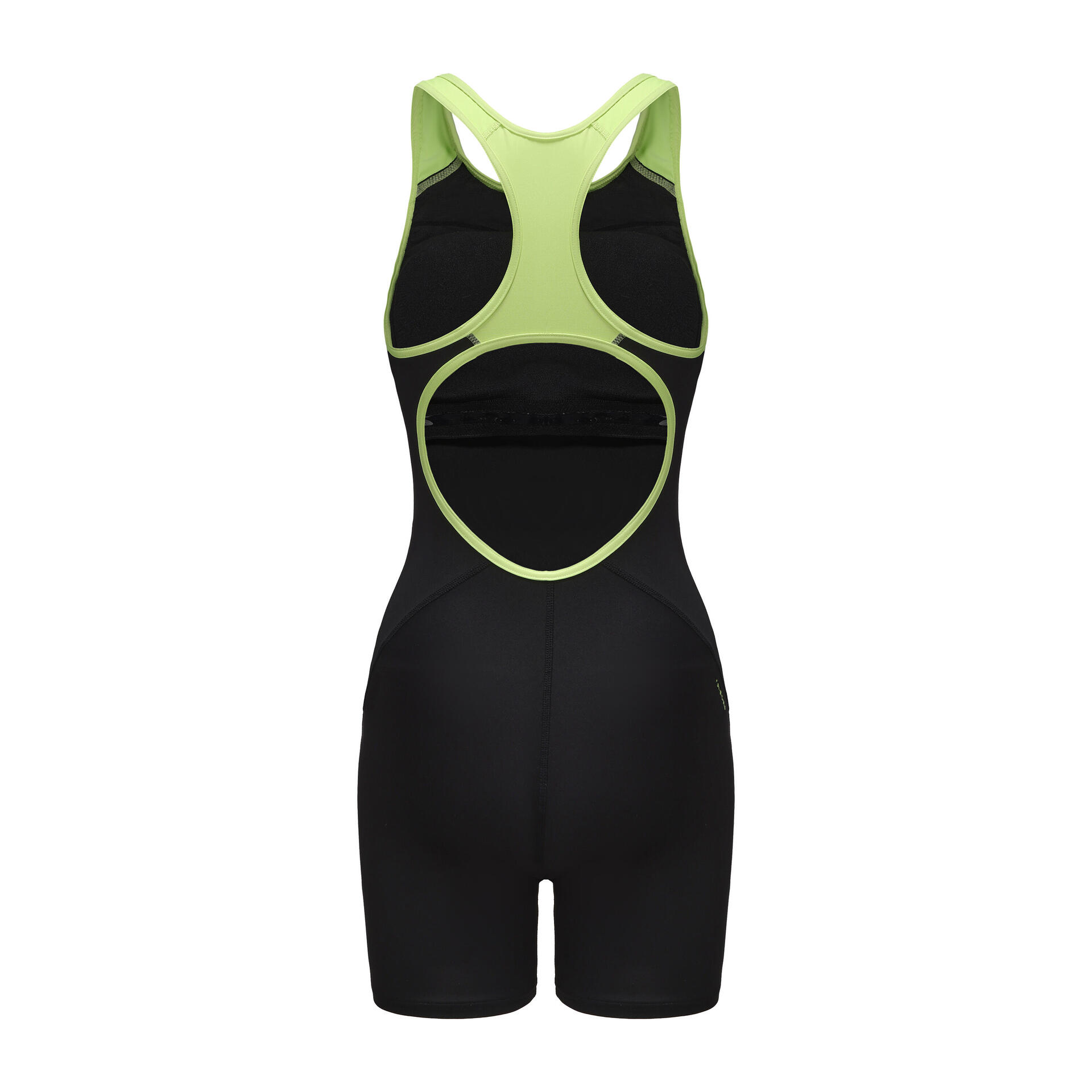 Women’s shorty swimsuit PA SHORTY KUMI 500 BLACK MAUVE