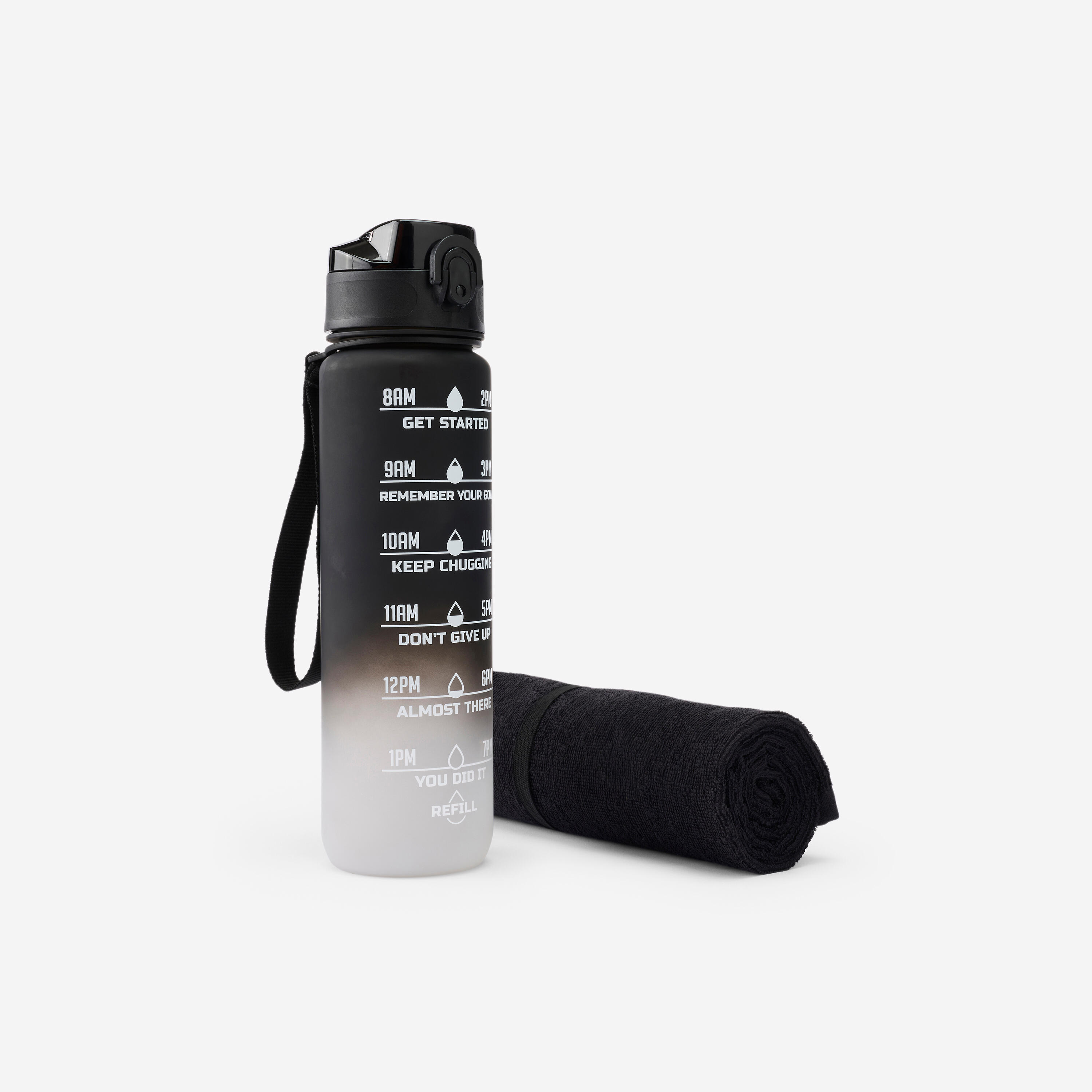 Fitness Pack with 1L Water Bottle and Towel - Phoenix PHOENIX | Decathlon