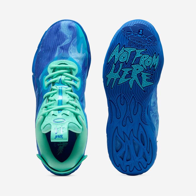 Chaussures de basketball Adulte - PUMA MB04 Low bleu PUMA | Decathlon