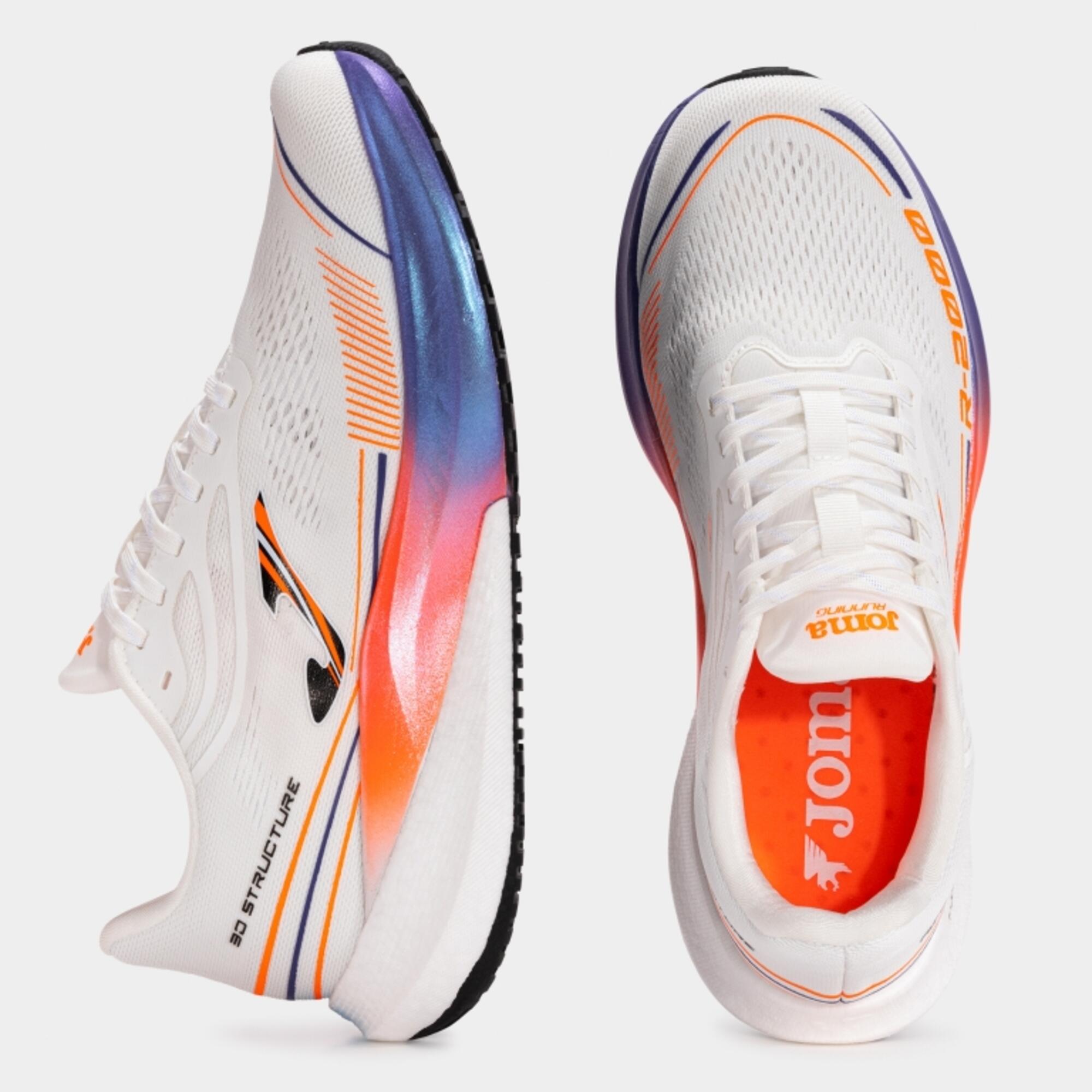Zapatillas running Joma R2000 Hombre - Blanco, Naranja y Azul JOMA ...