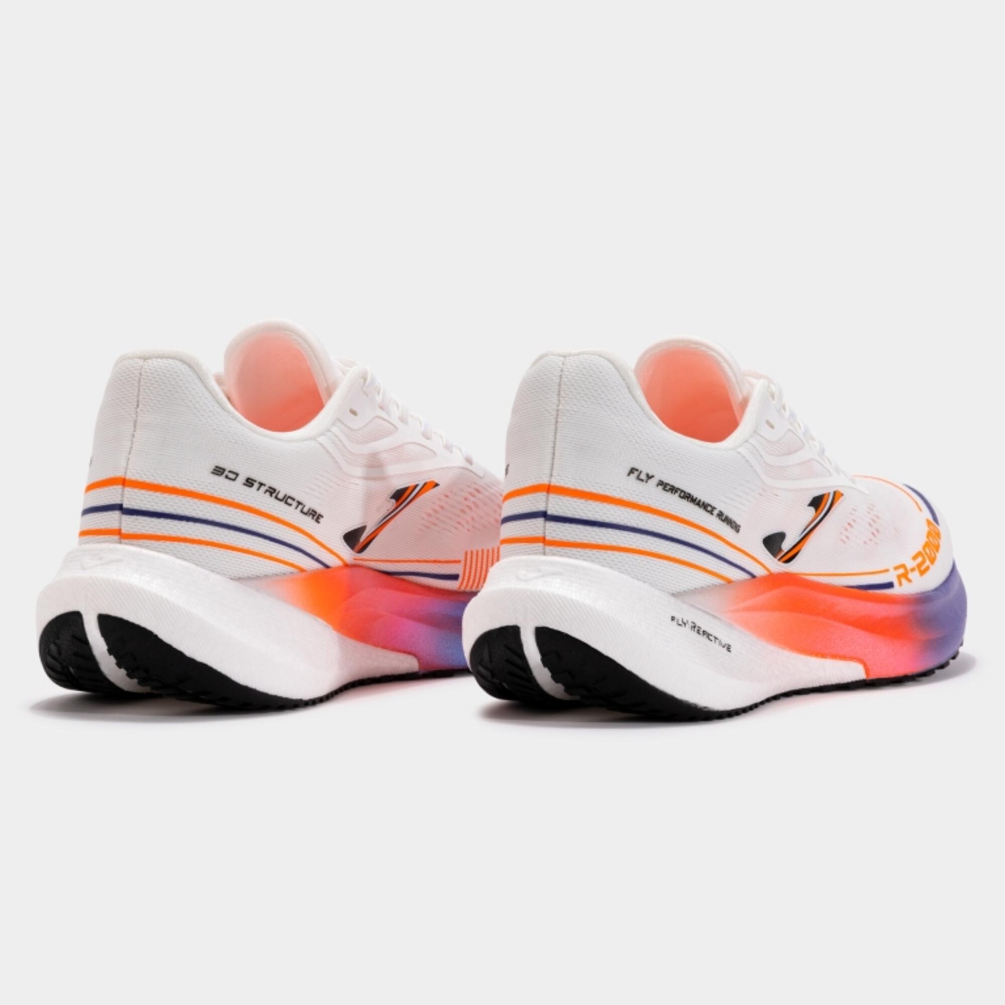 Zapatillas running Joma R2000 Hombre - Blanco, Naranja y Azul JOMA ...