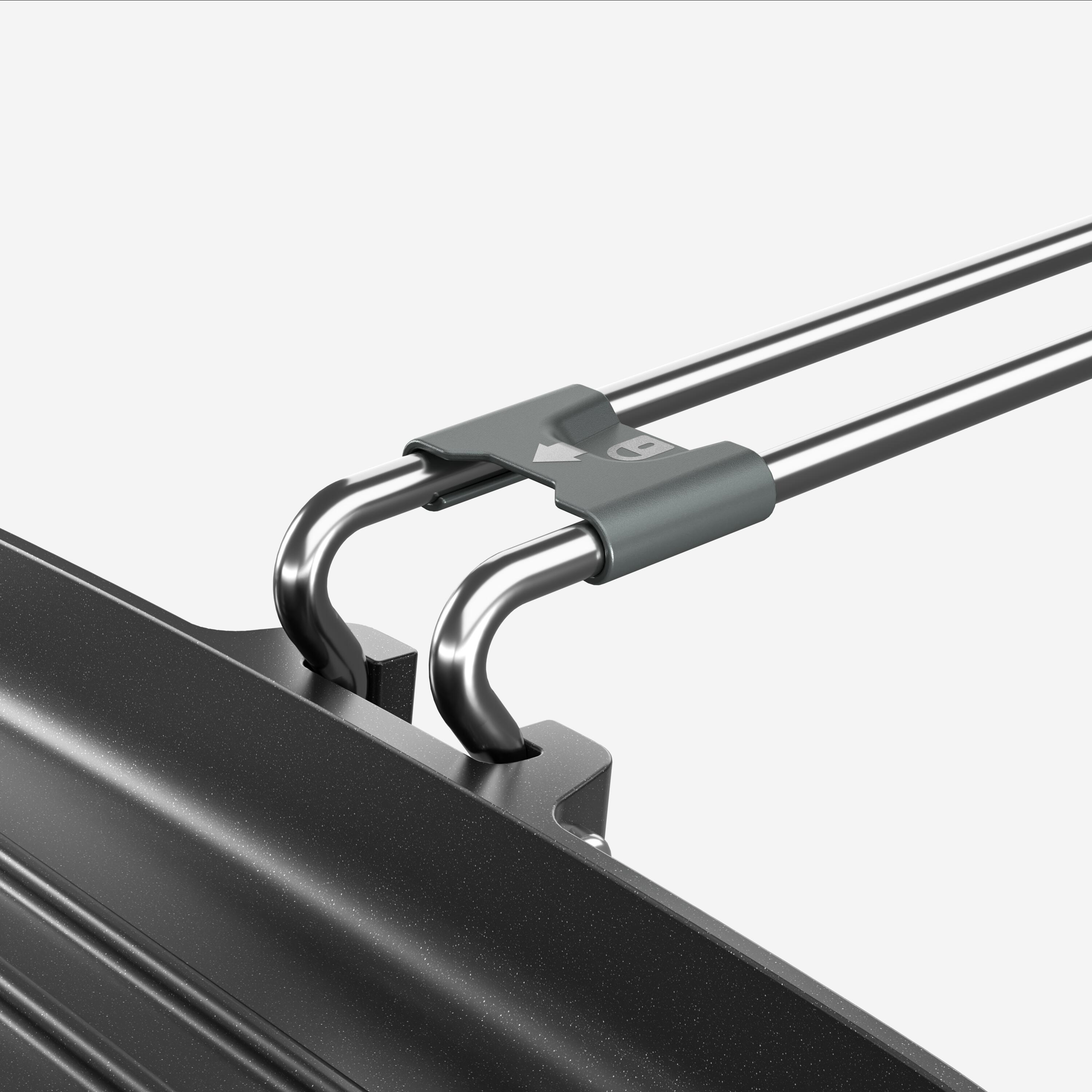 Non-stick camping grill pan 900 with foldable handle, 25 cm x 25 cm ...