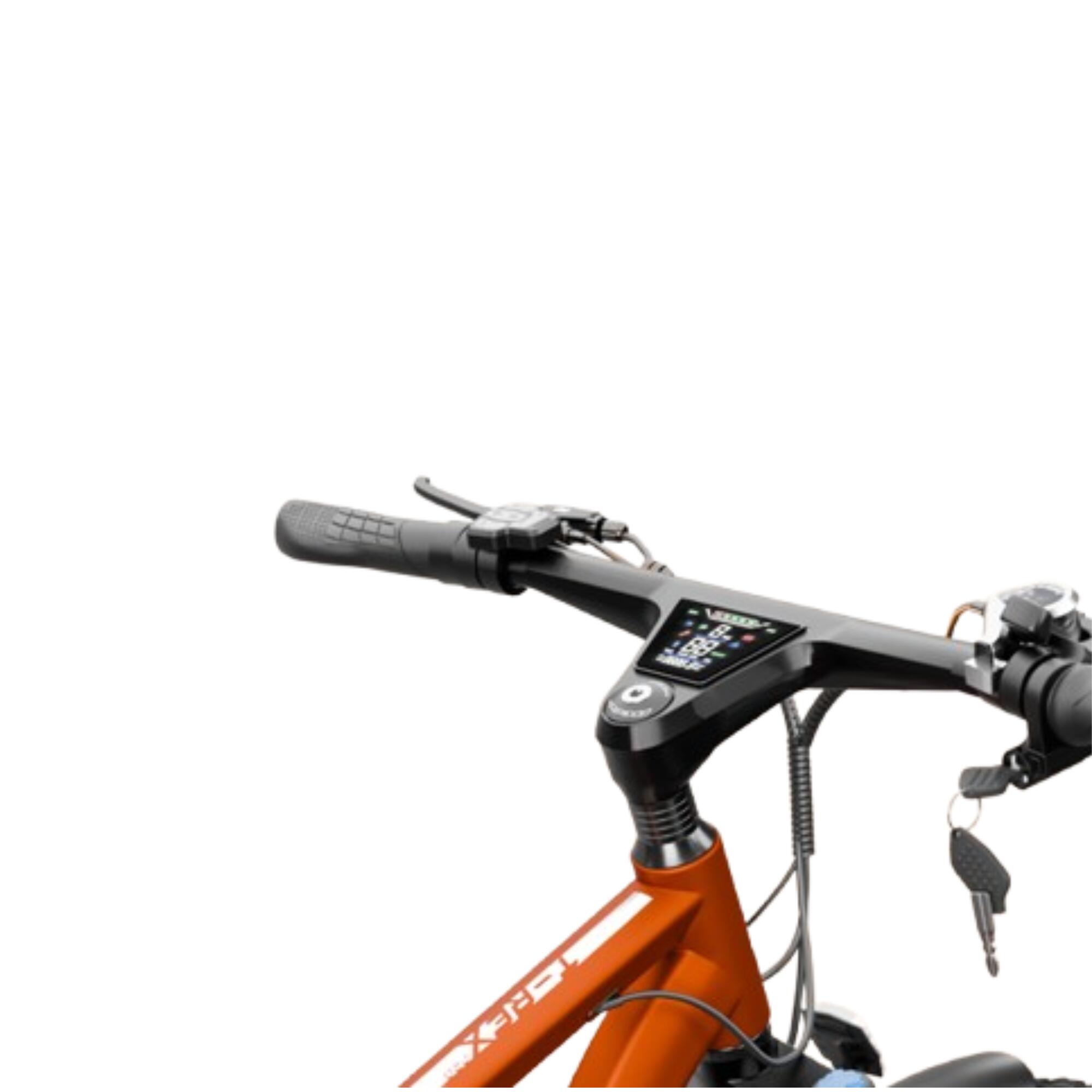 Bicicleta eléctrica montaña 27,5" Emotorad T-Rex Pro naranja EMOTORAD ...