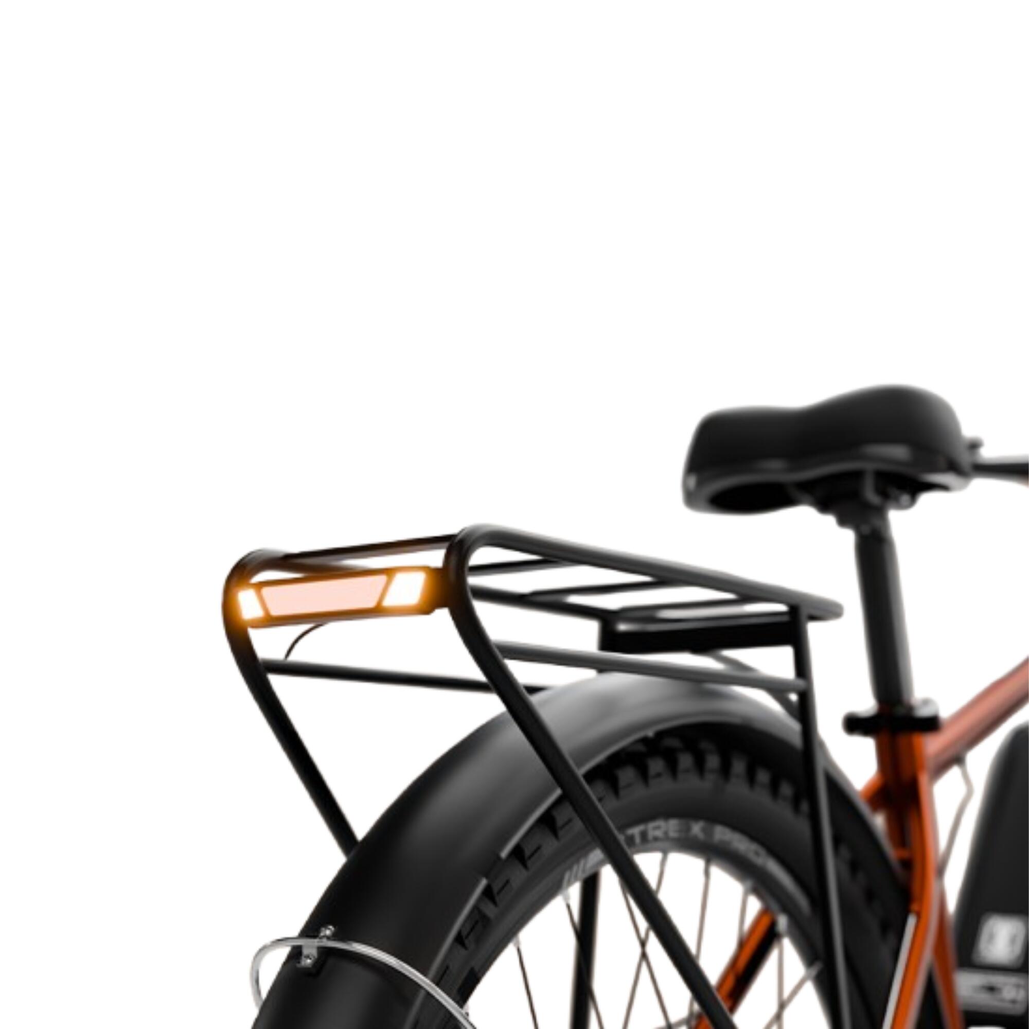 Bicicleta eléctrica montaña 27,5" Emotorad T-Rex Pro naranja EMOTORAD ...