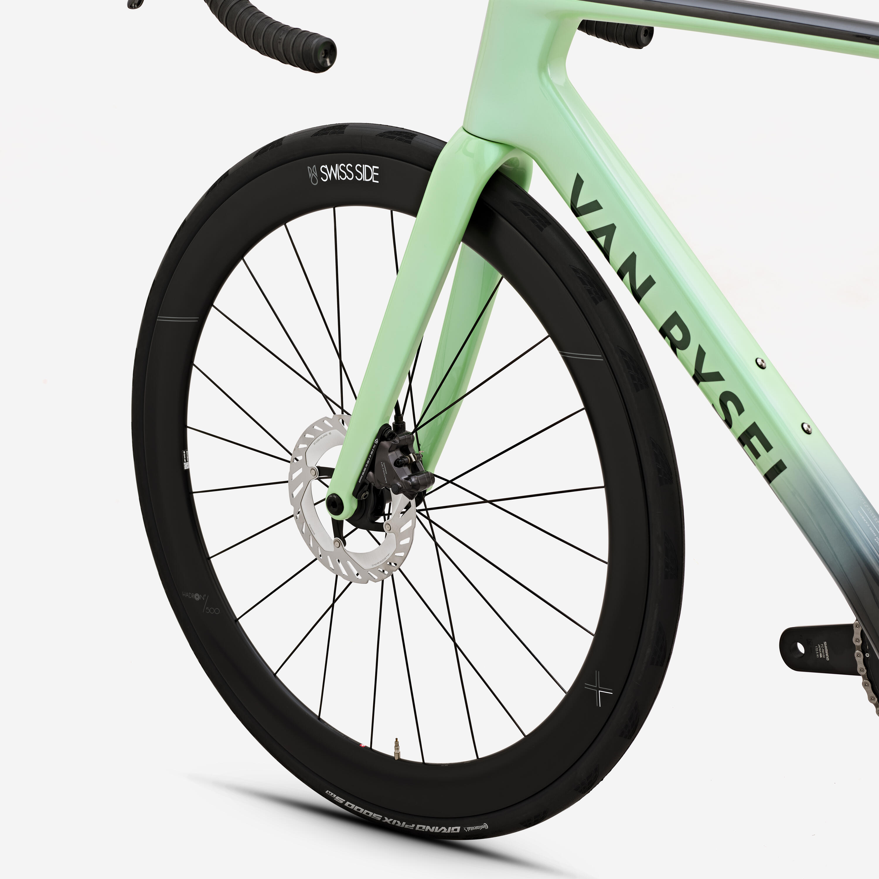 Bicicleta Carretera Rcr Pro Shimano Ultegra Di2 Verde Sensor Potencia ...