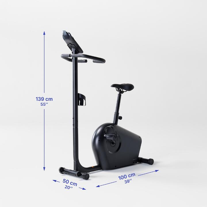 Vélo d'appartement avec résistance motorisée, EB140 B, garanti par ...