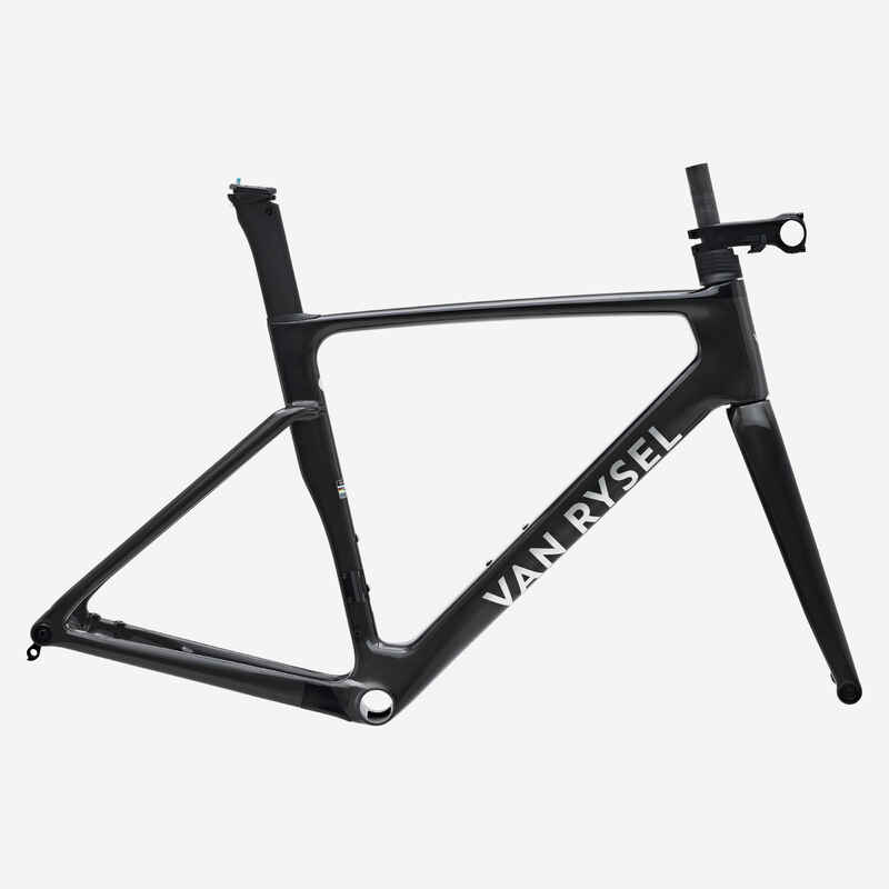 Road cycling frame kit, RCR PRO signature - Black - Decathlon