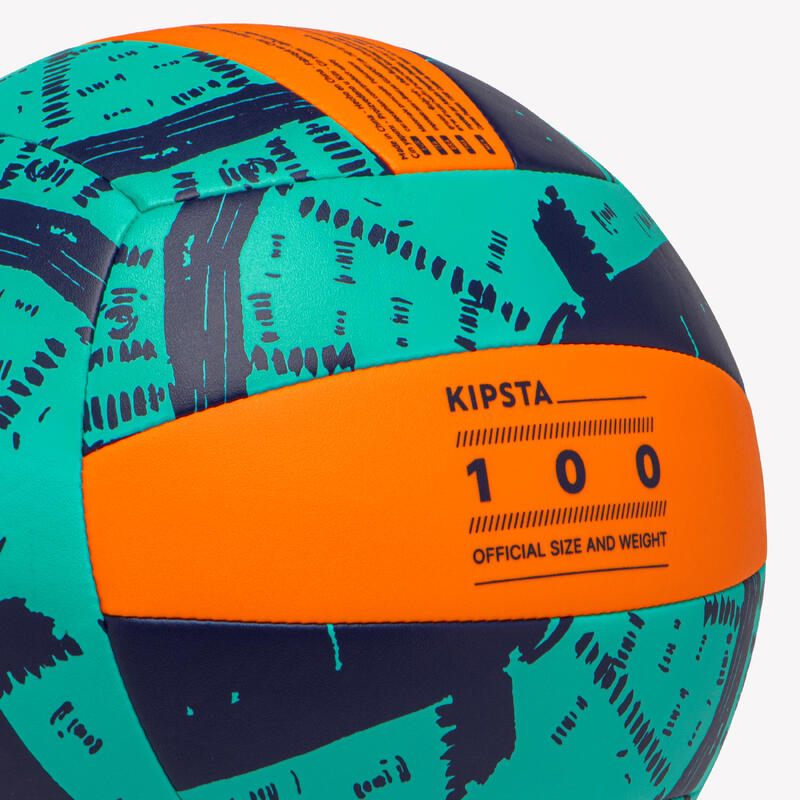 KIPSTA - Minge de volei VB100 albastru și galben | Decathlon