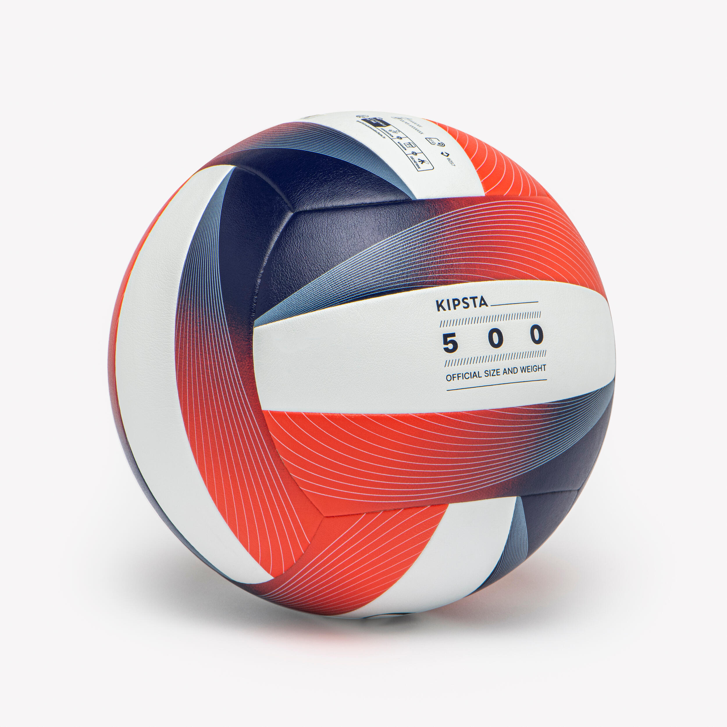 Volleyball V500 - White/Blue/Red - Decathlon