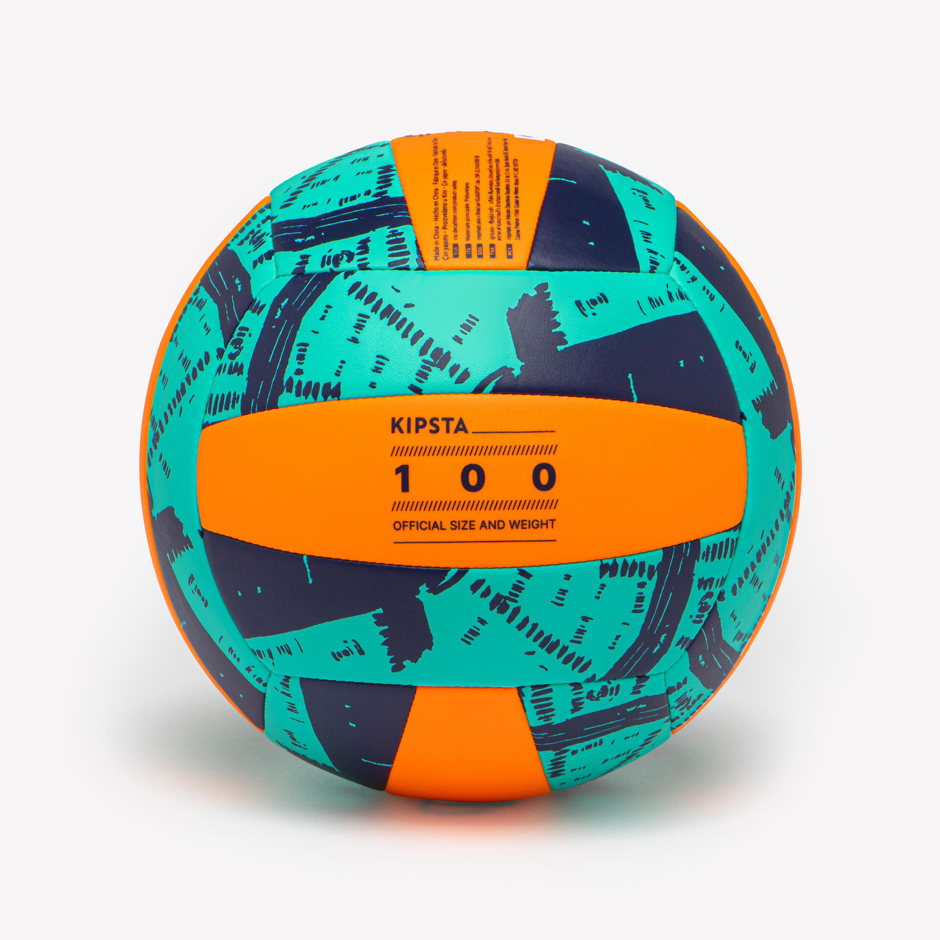 Volleyball VB100 - Blue/Orange