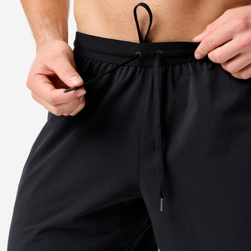 Short extensible de fitness, noir DOMYOS | Decathlon