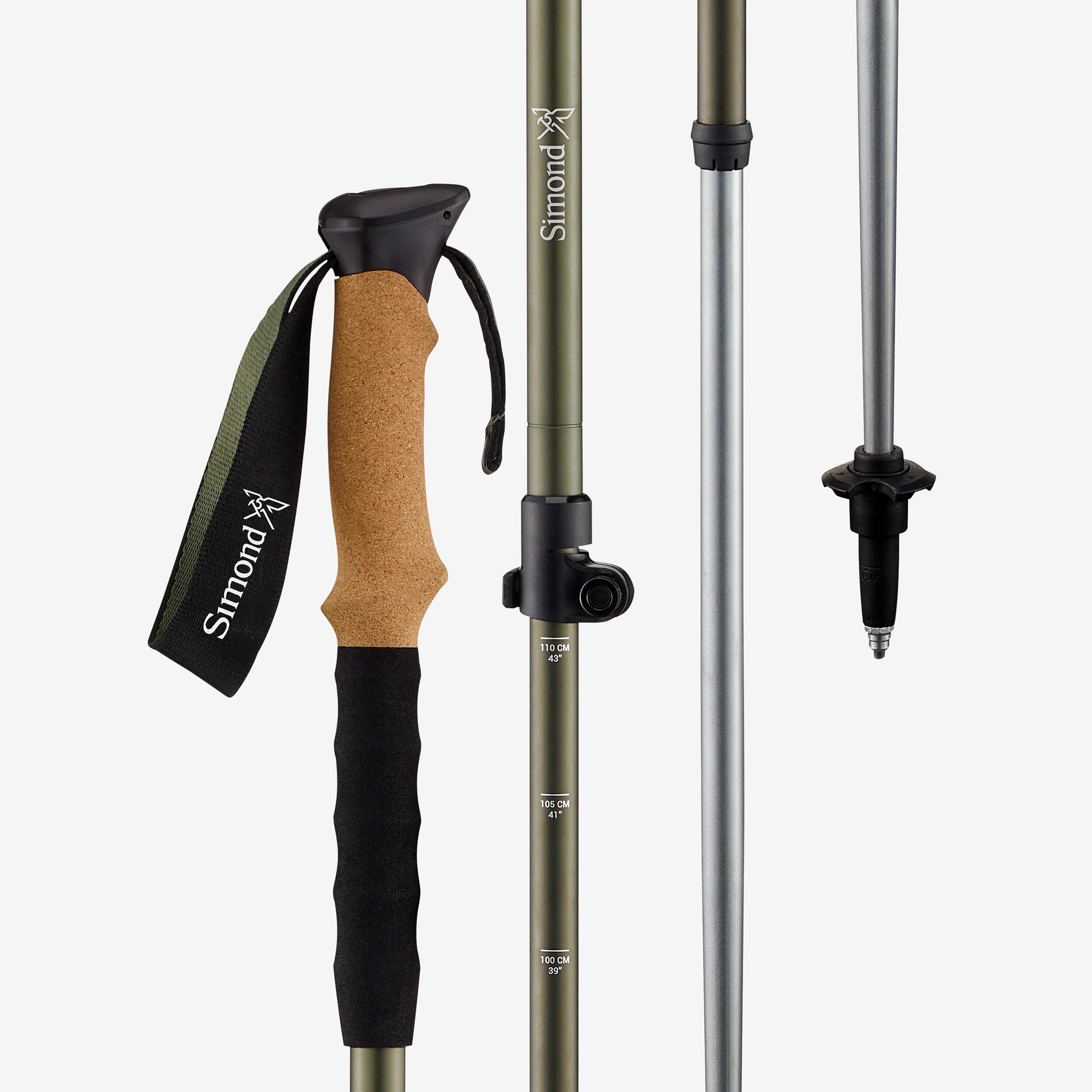 Hiking pole with cork handle, MT500 SIMOND | Decathlon