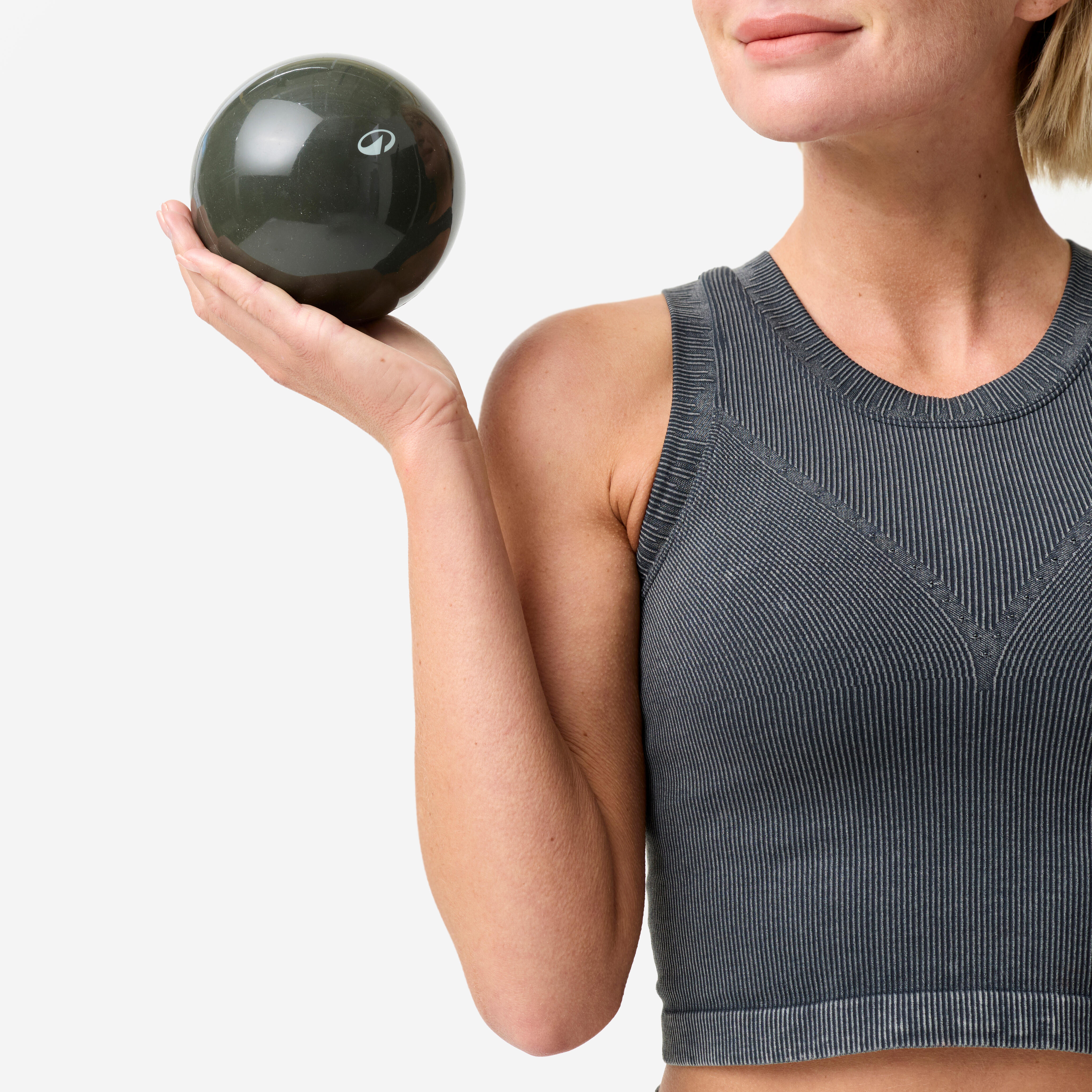 Pilates smaguma bumba, 900 g, zaļa - Decathlon