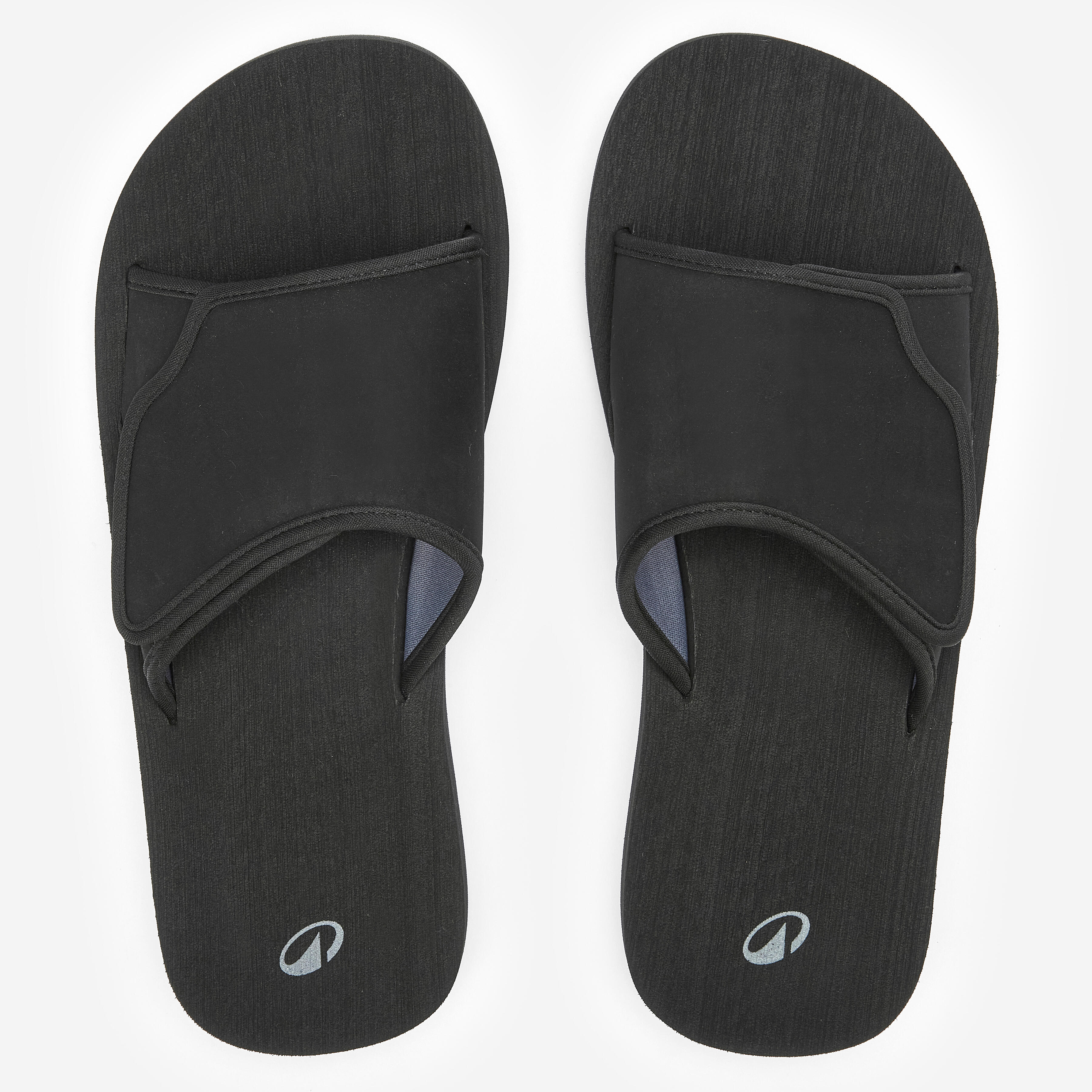 Chanclas de playa para hombre Olaian Slaps 590 negro - Decathlon