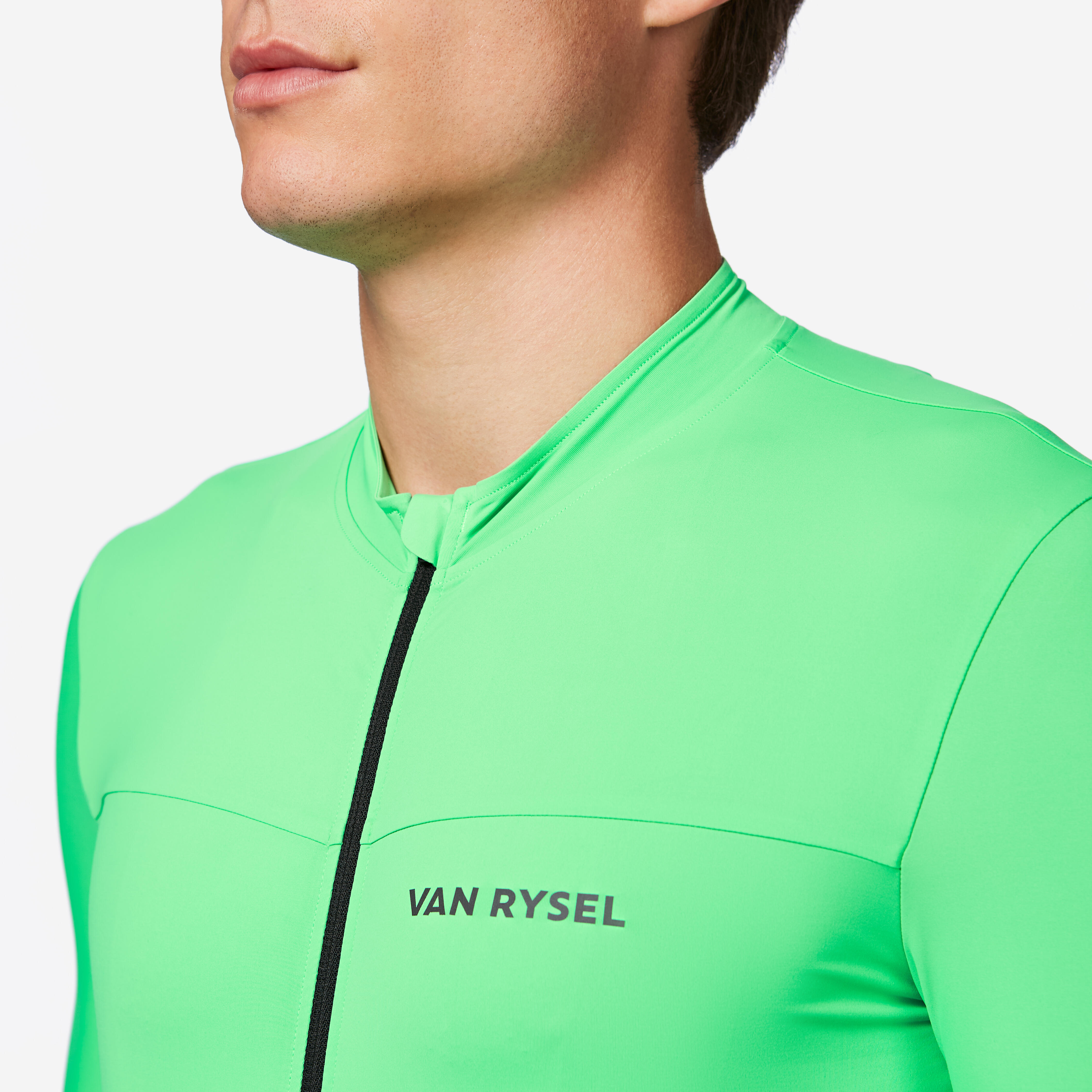 Biciklistički dres muški EDR 2 zeleni - Decathlon