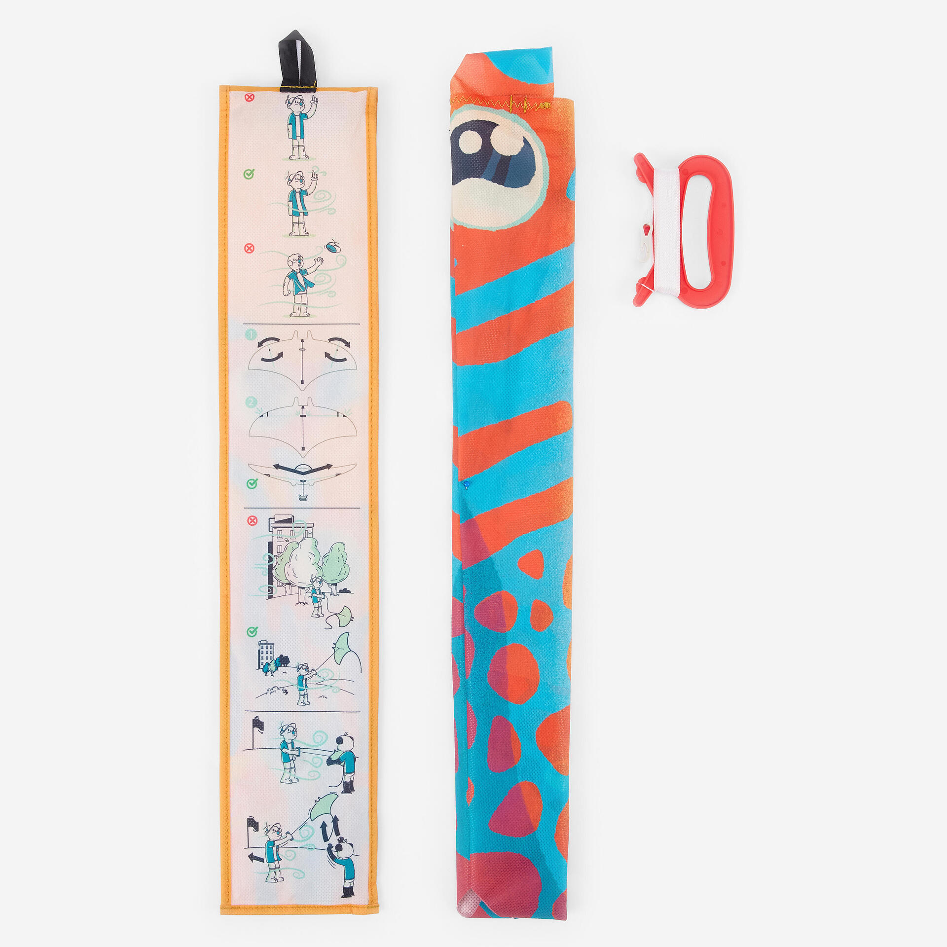 Kids’ static kite, MFK150 Orange stingray