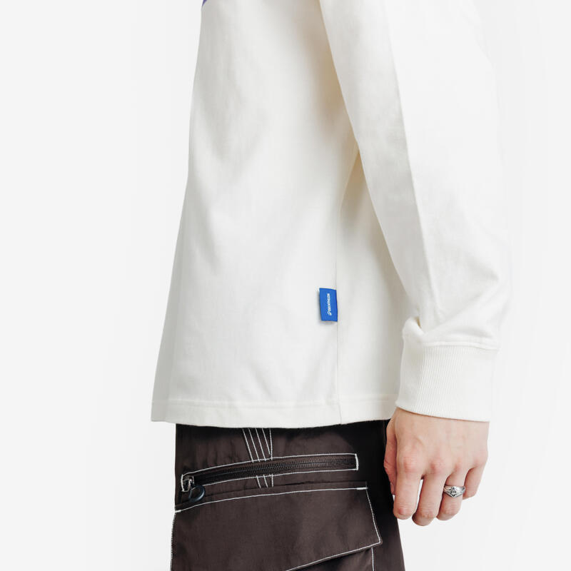 Tee shirt graphique manches longues mixte, Vertigo 76, blanc | Decathlon