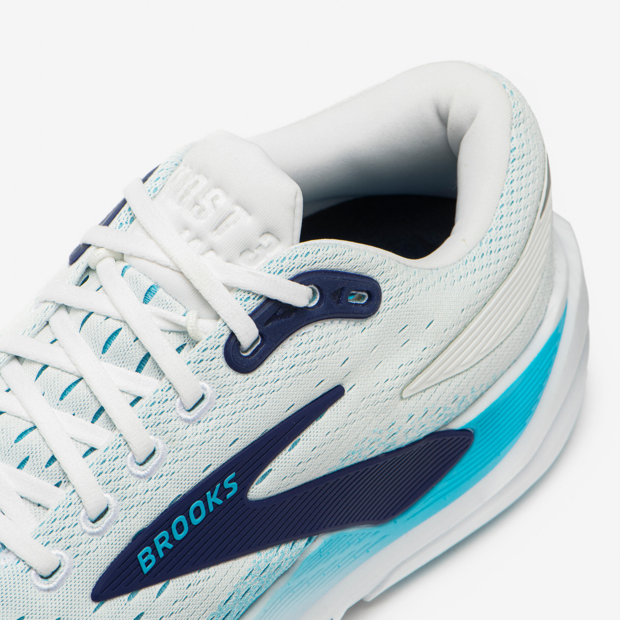 Herren-Laufschuh, Brooks Ghost Max 3 weiss und blau BROOKS | Decathlon