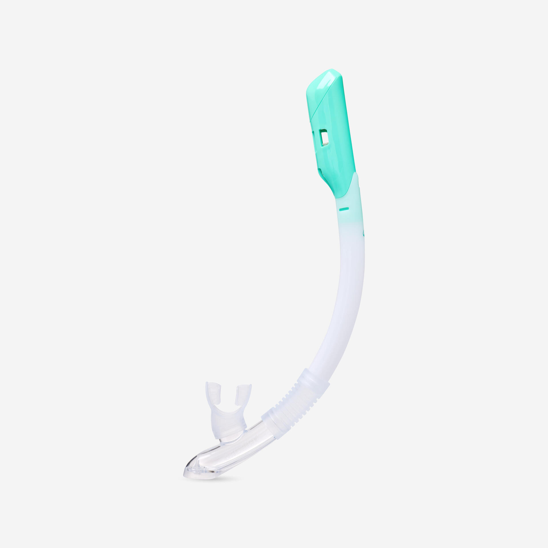 Adult snorkelling COMFORT ANTI-FOG mask DRY TOP snorkel set, 100 White