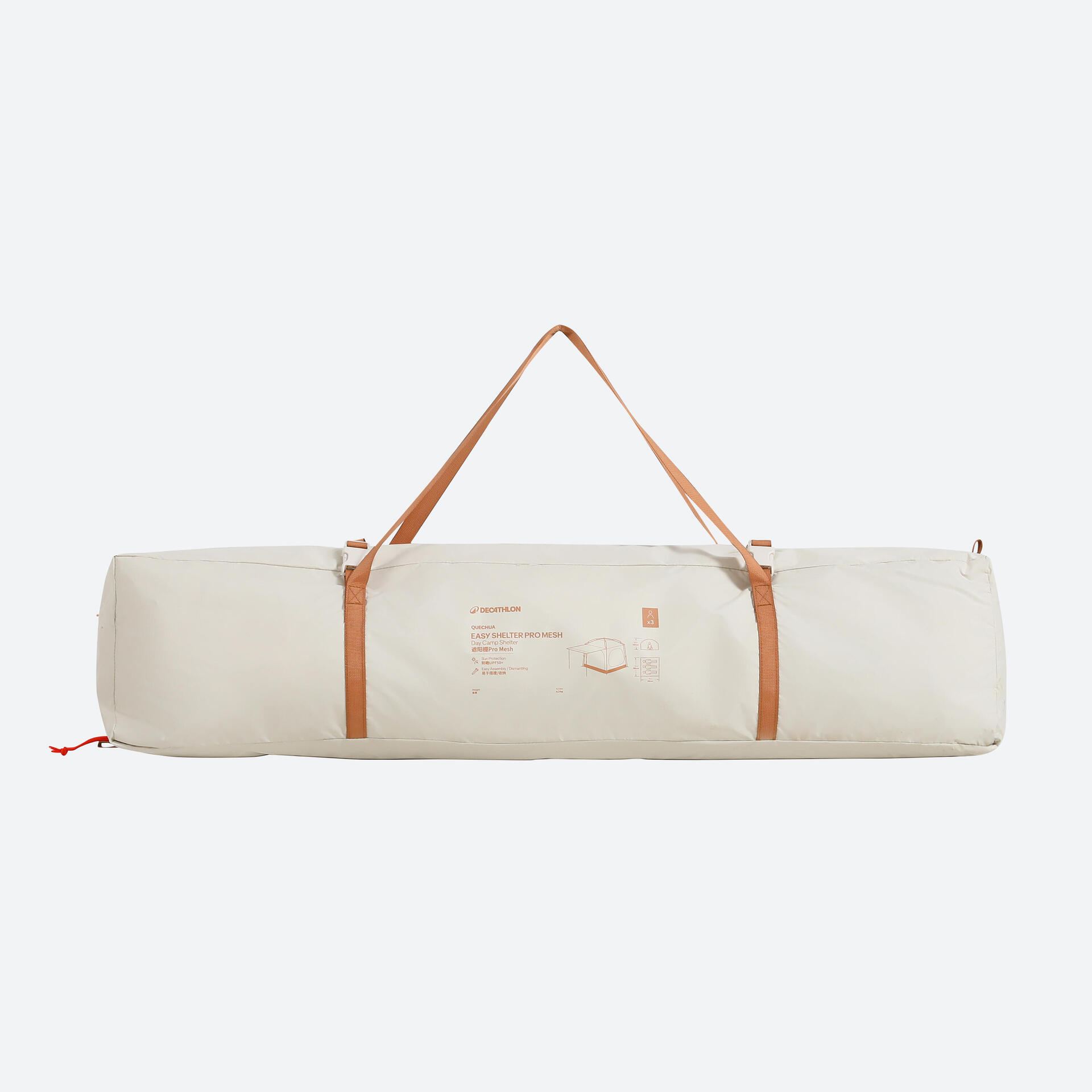 EASY SHELTER PRO MESH CREAM-Good ventilation, quick opening system, UPF50+