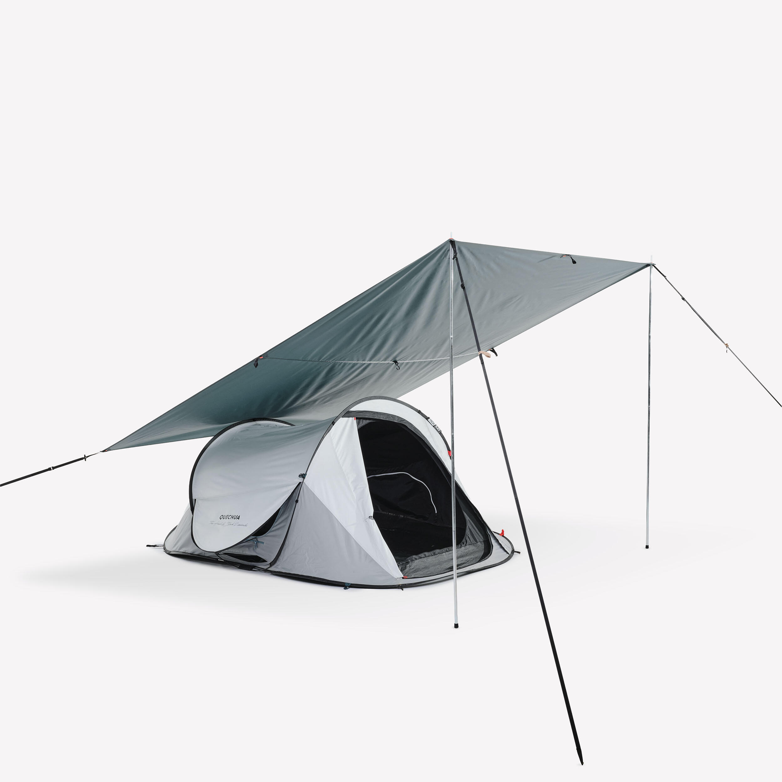 Multi-purpose camping shelter tarp - size L - Decathlon