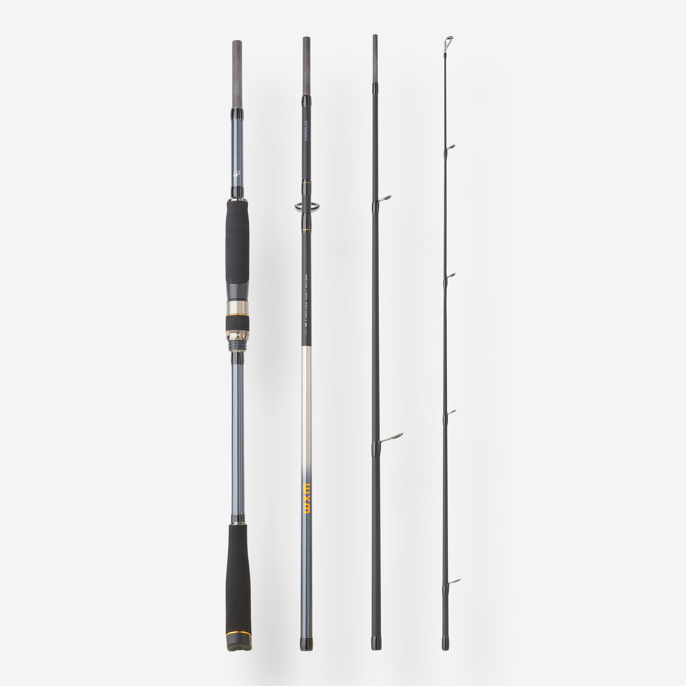 Lure fishing rod WXM 500 Travel 2.40 m MH/H 10-55 g CAPERLAN | Decathlon