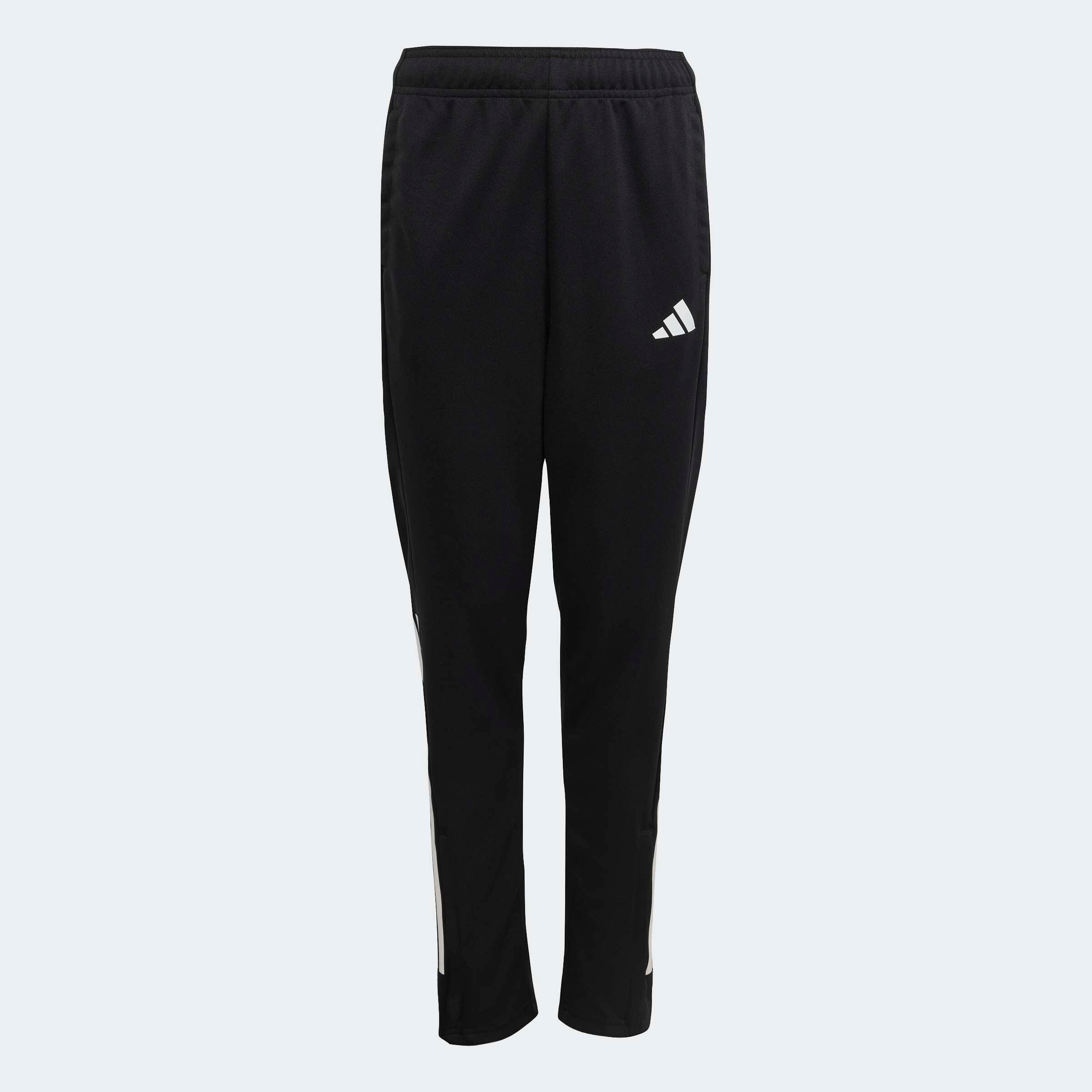 Kids' Training Bottoms Sereno 26 - Black/White ADIDAS | Decathlon