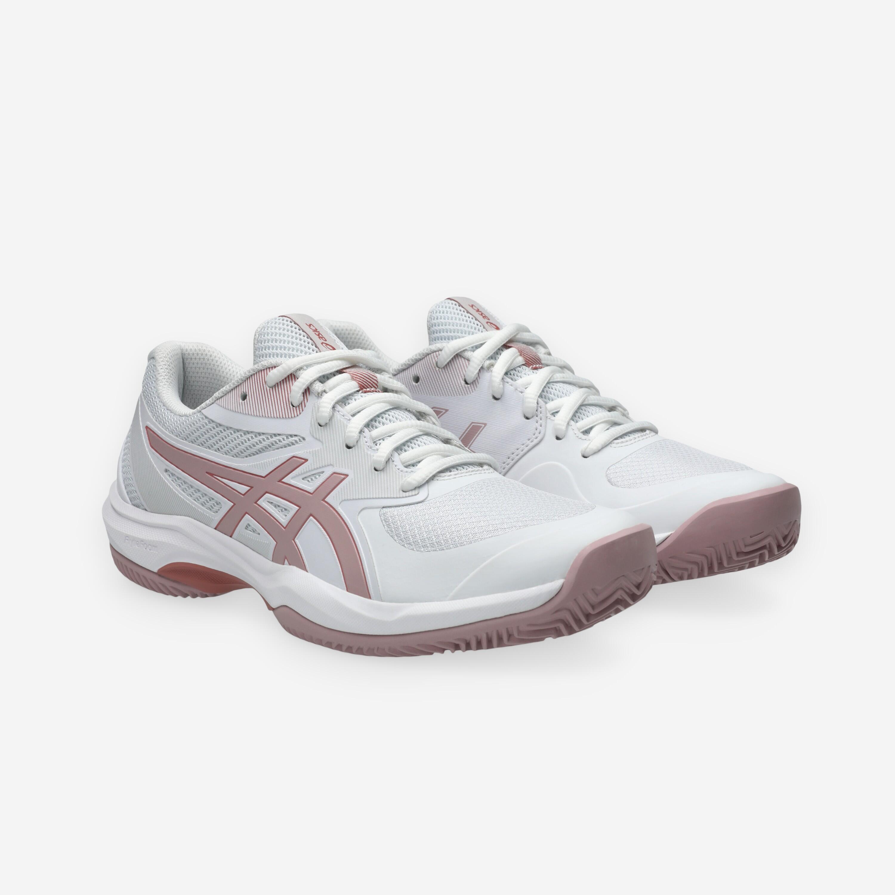 Chaussures de tennis terre battue femme, Game FF 10 blanc rose | Decathlon