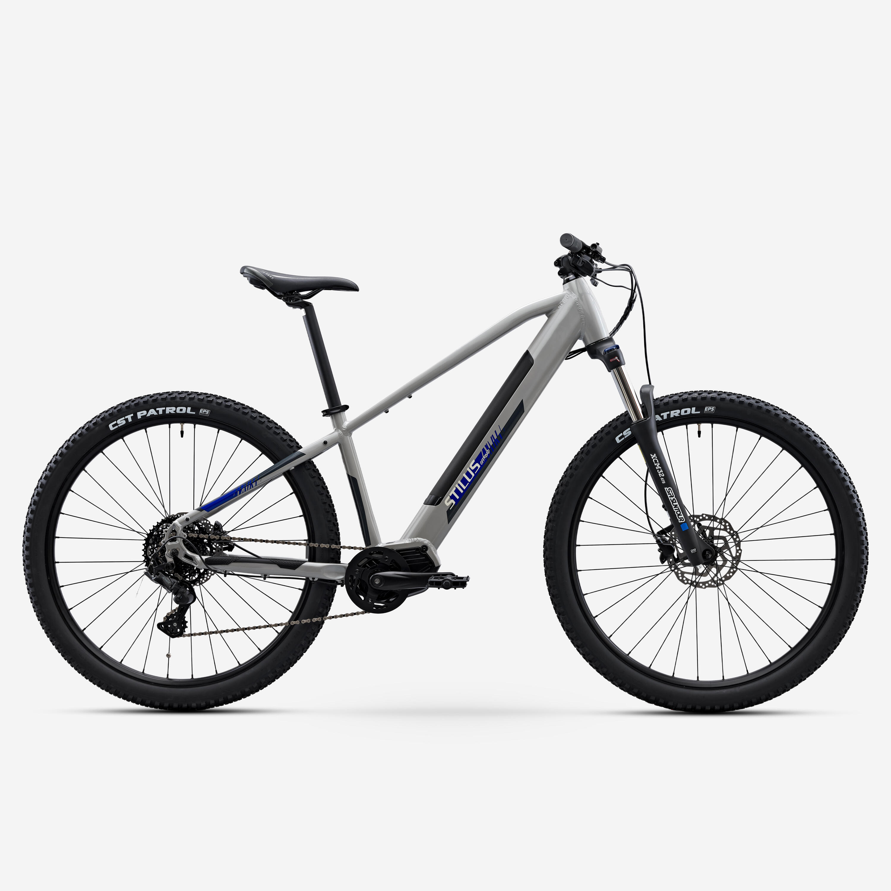 Electric touring hardtail MTB, Stilus Off Road light grey STILUS ...