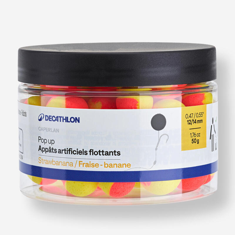 Lebegő pop-up bojli, 12-14 mm, kendermag, tigrismogyoró CAPERLAN ...