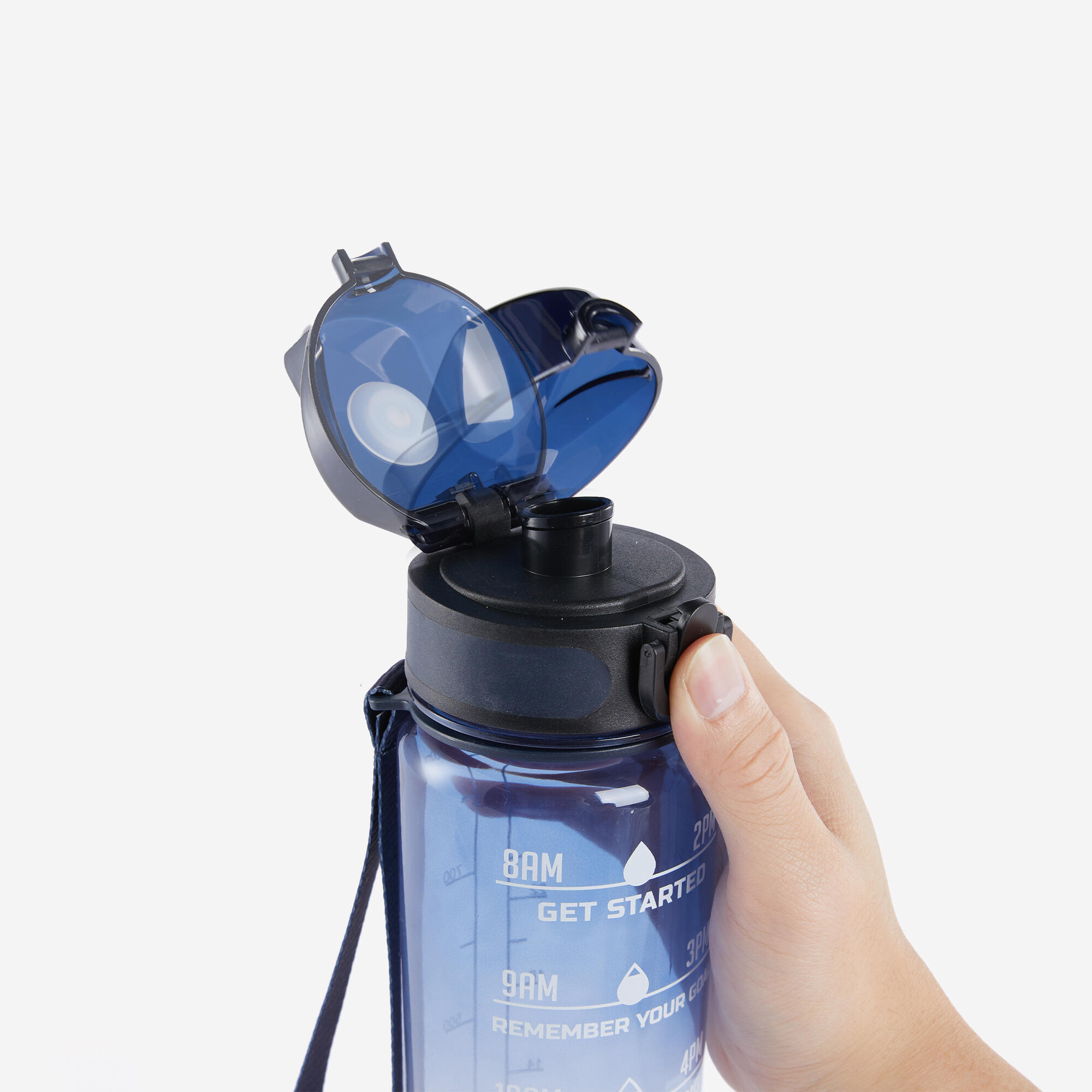 Botella Fitness Azul Motivación 1 L | Decathlon