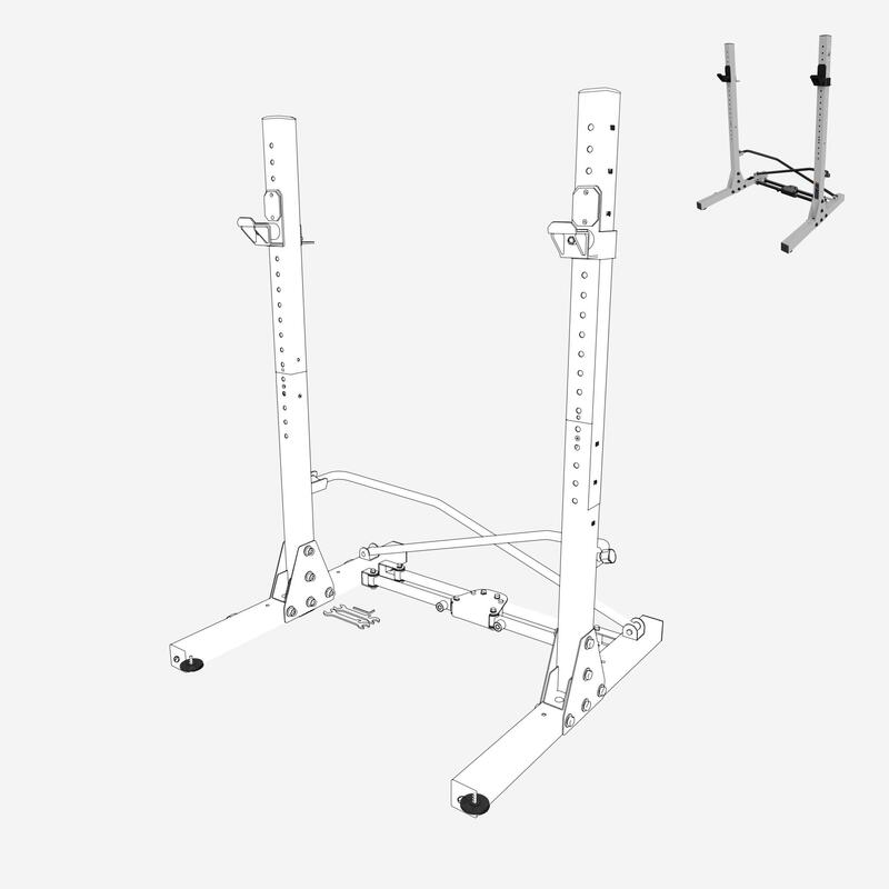 DOMYOS - Picior reglabil, piesă de schimb pentru Rack 300kg pro | Decathlon
