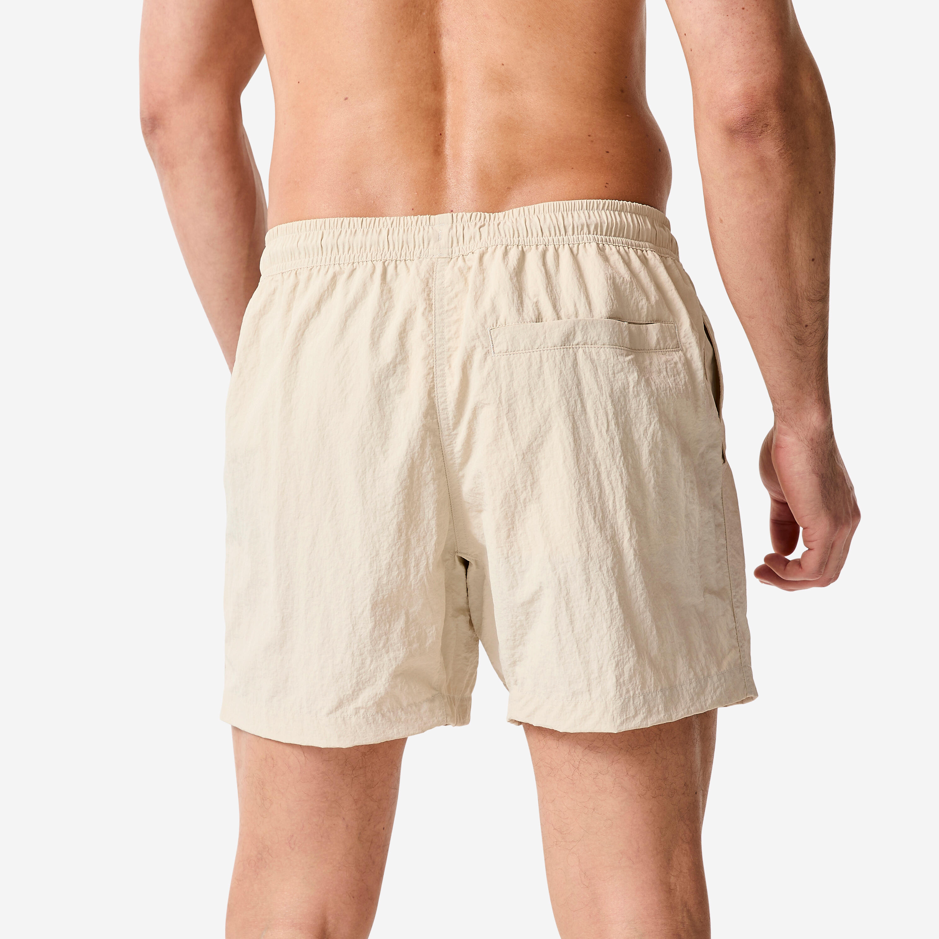 Boardshort surf short de bain court 15" homme, 100 Froissé beige ...