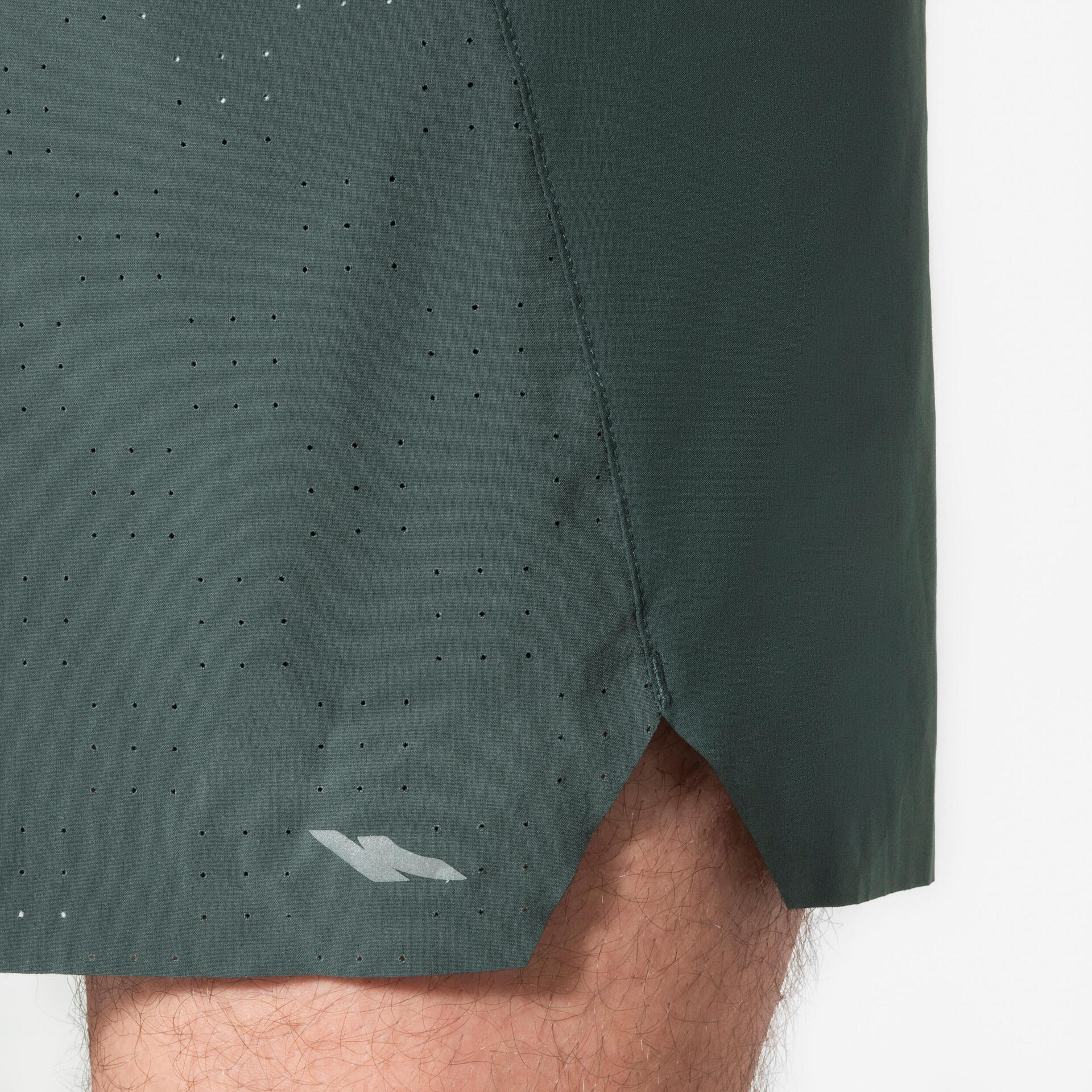 Men's running shorts - KIPRUN Run 500 Khaki