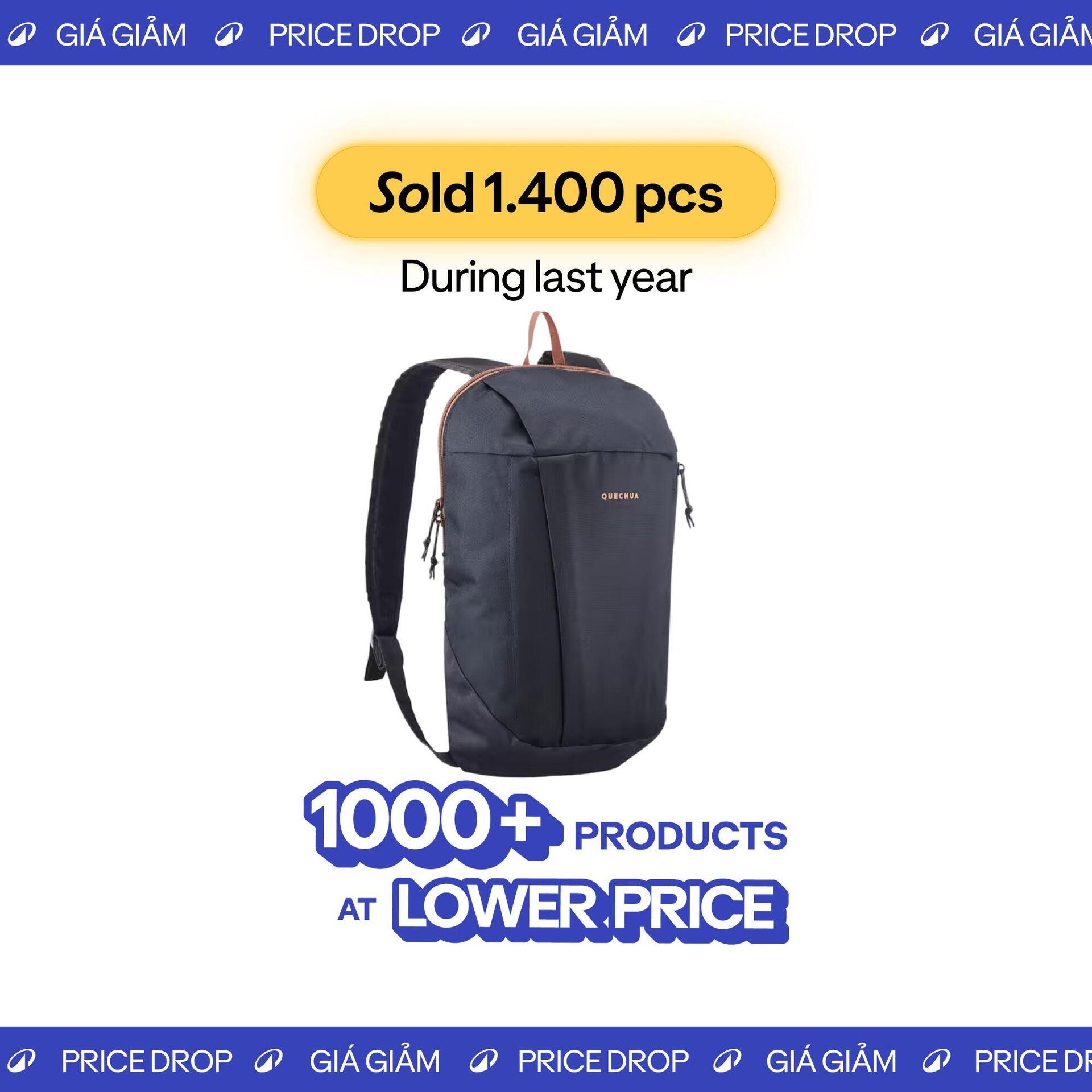 Hiking backpack 10 L, Arpenaz 50 - Blue