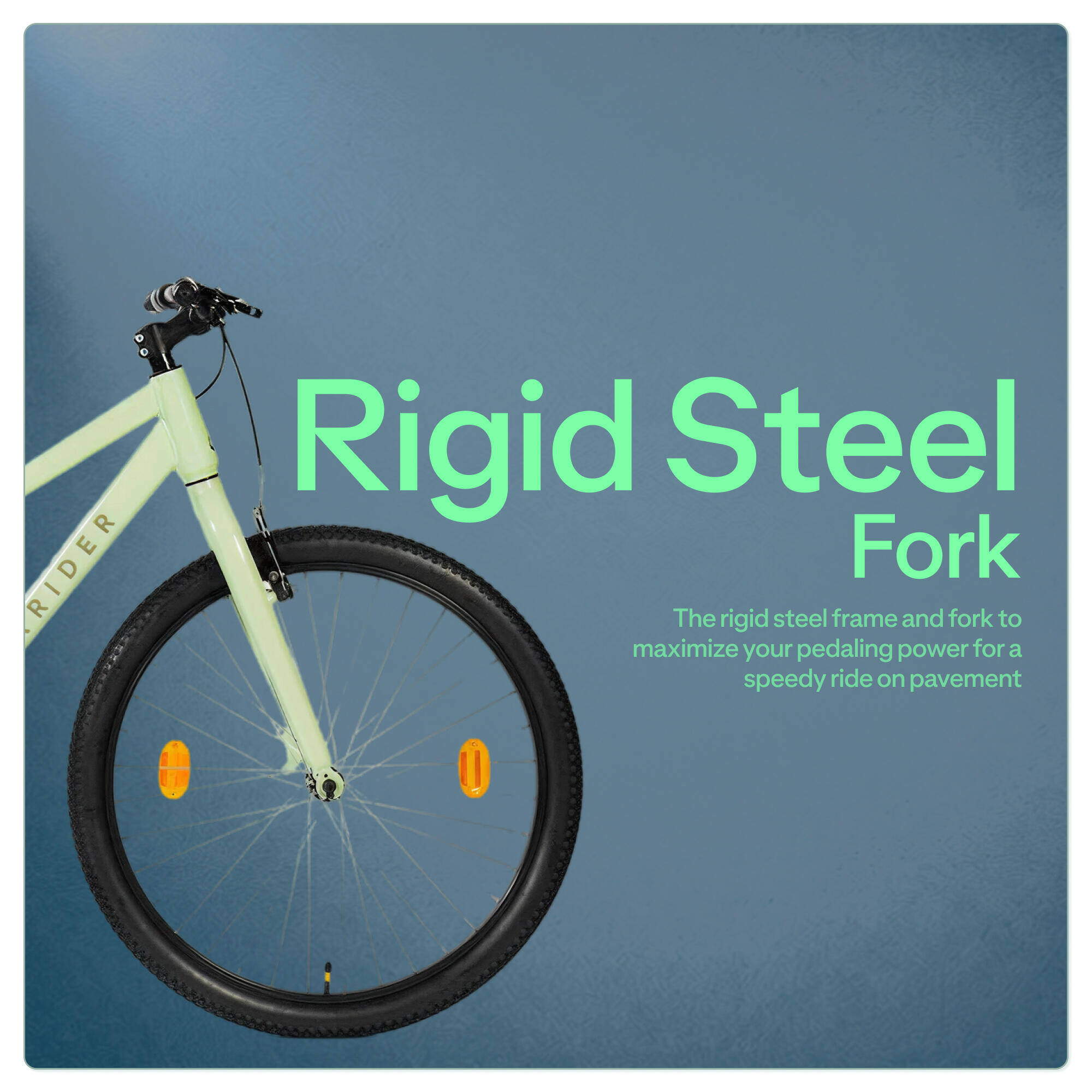 A durable, non-geared bicycle with a easy to get on and off low frame.
