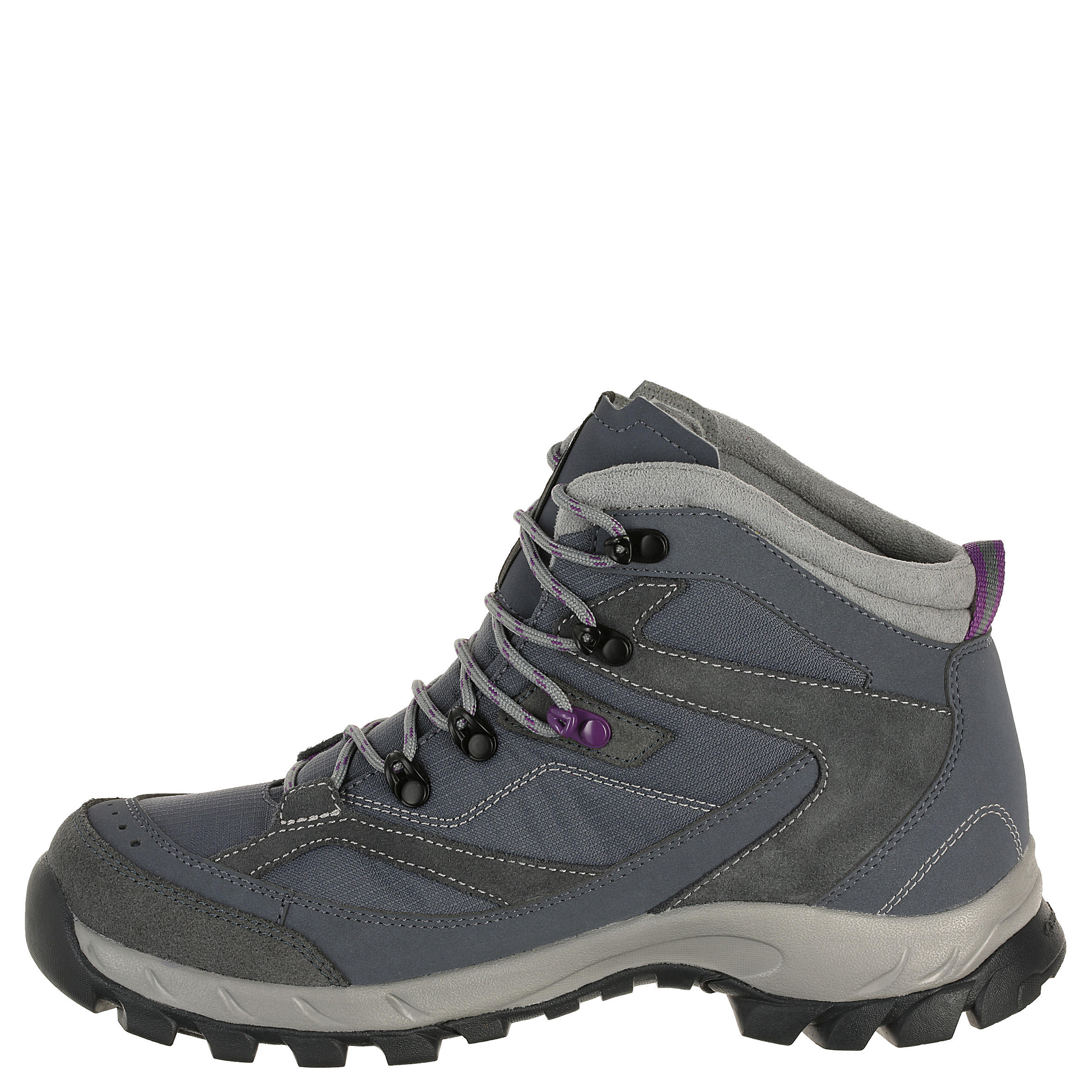 Forclaz 100 High Women’s Waterproof Mountain Hiking Boots – Grey ...